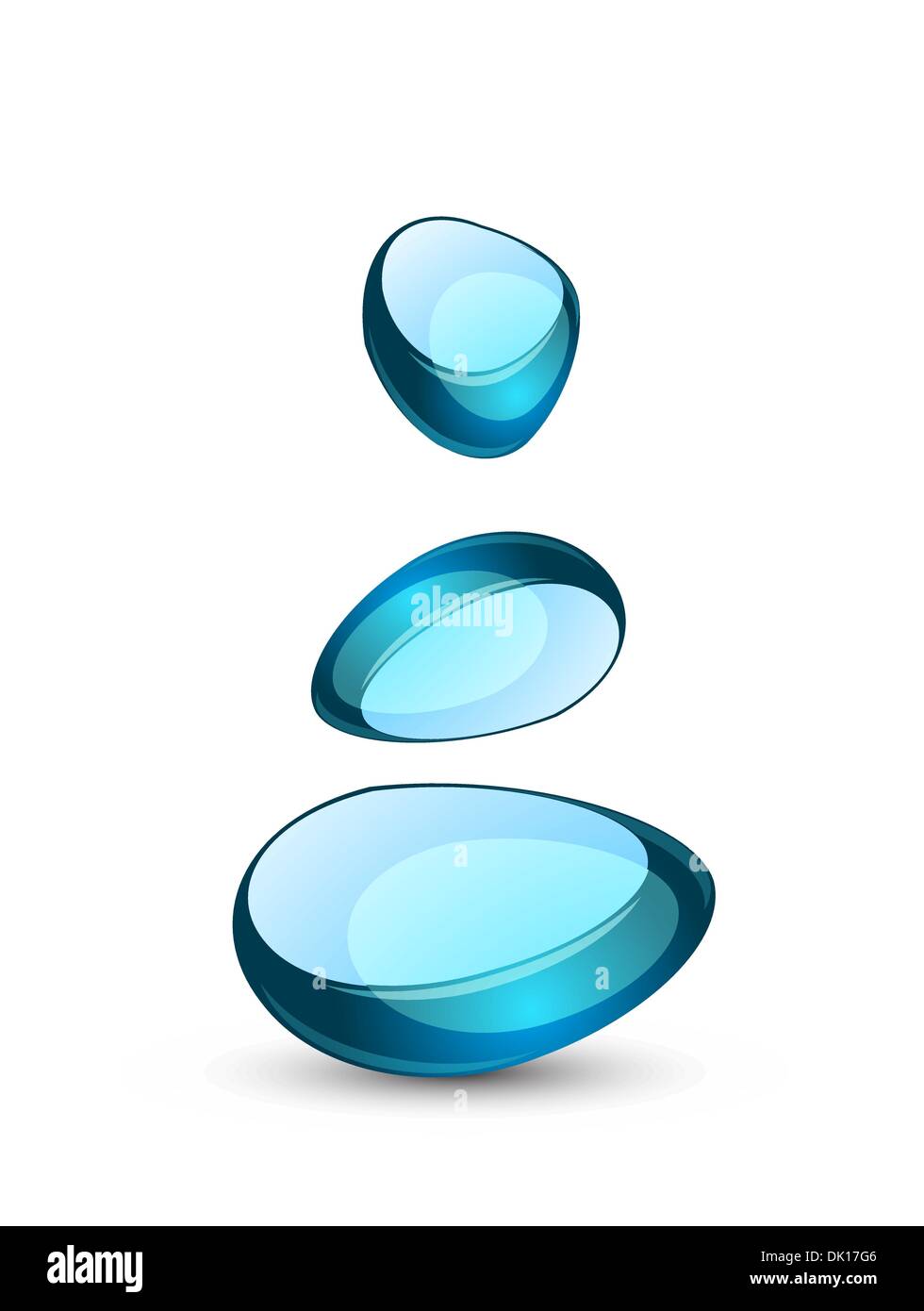 Vector smooth glass shapes design Stock Vector Image & Art - Alamy