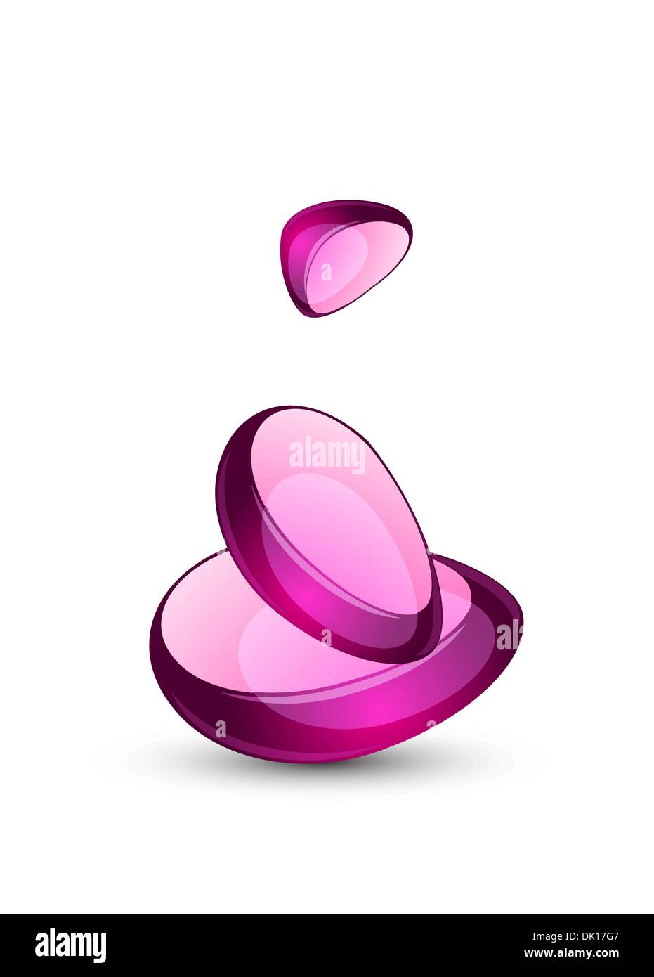 Vector smooth glass shapes design Stock Vector Image & Art - Alamy