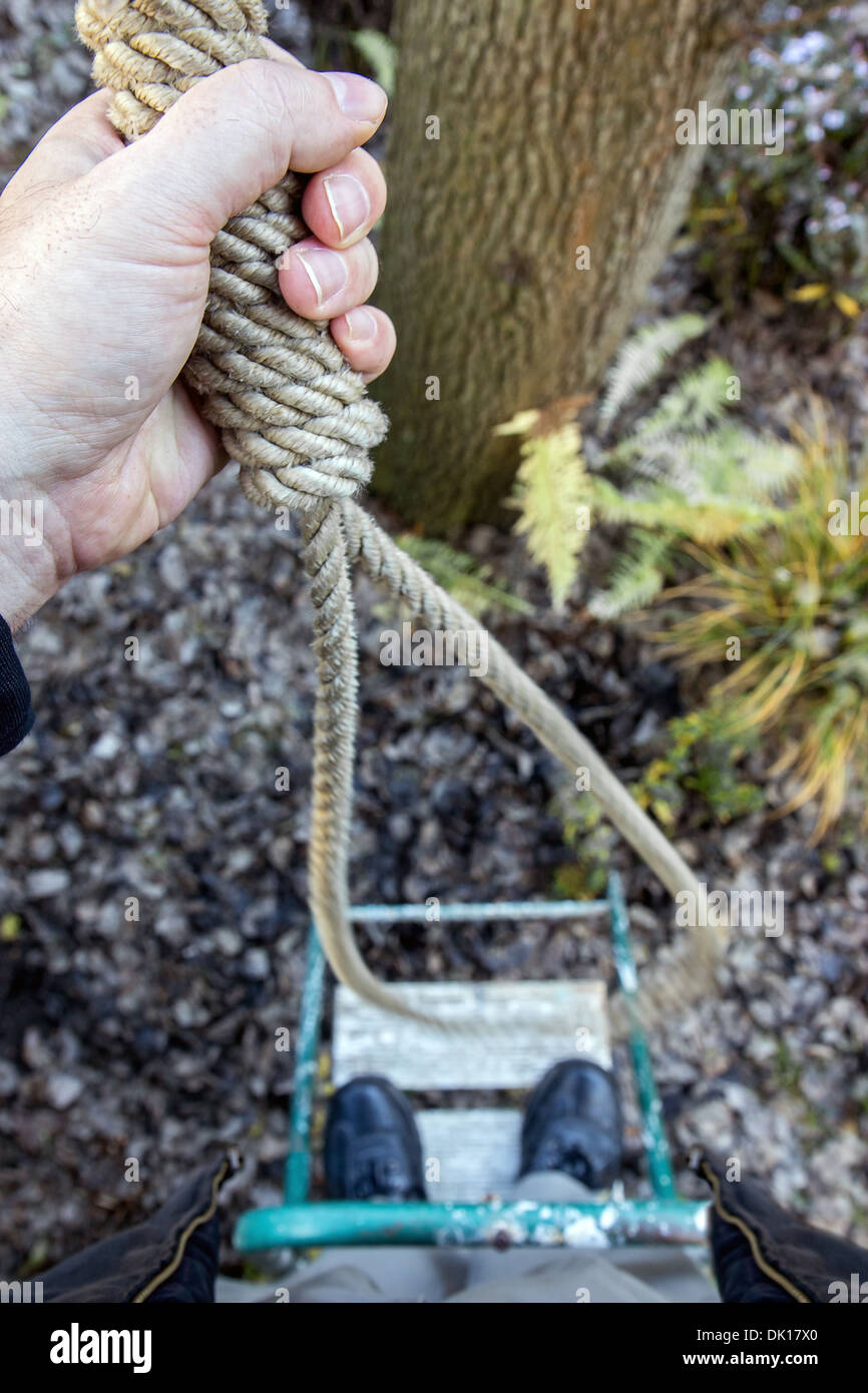 Noose and tree hi-res stock photography and images - Alamy