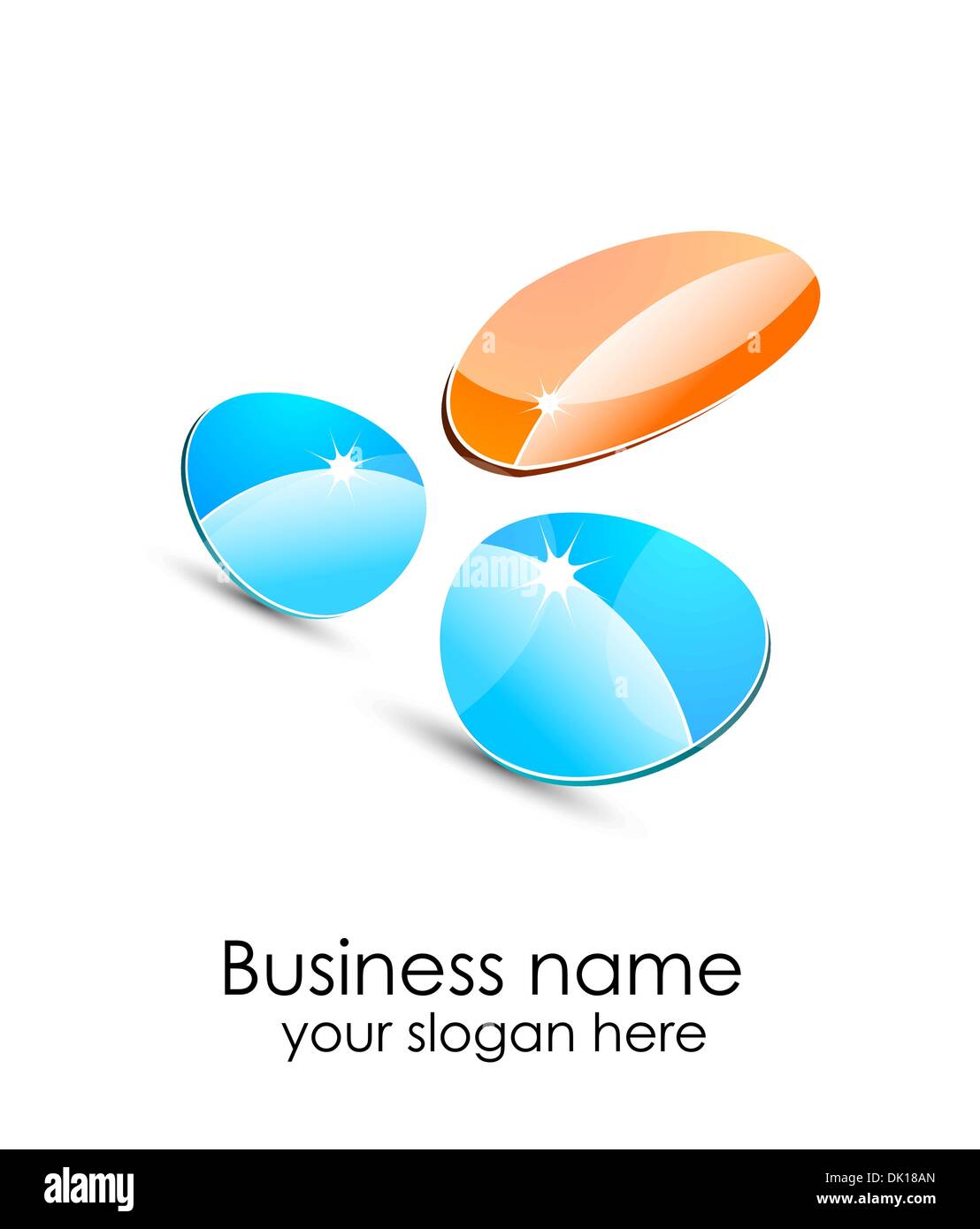 Vector smooth glass shapes design Stock Vector Image & Art - Alamy