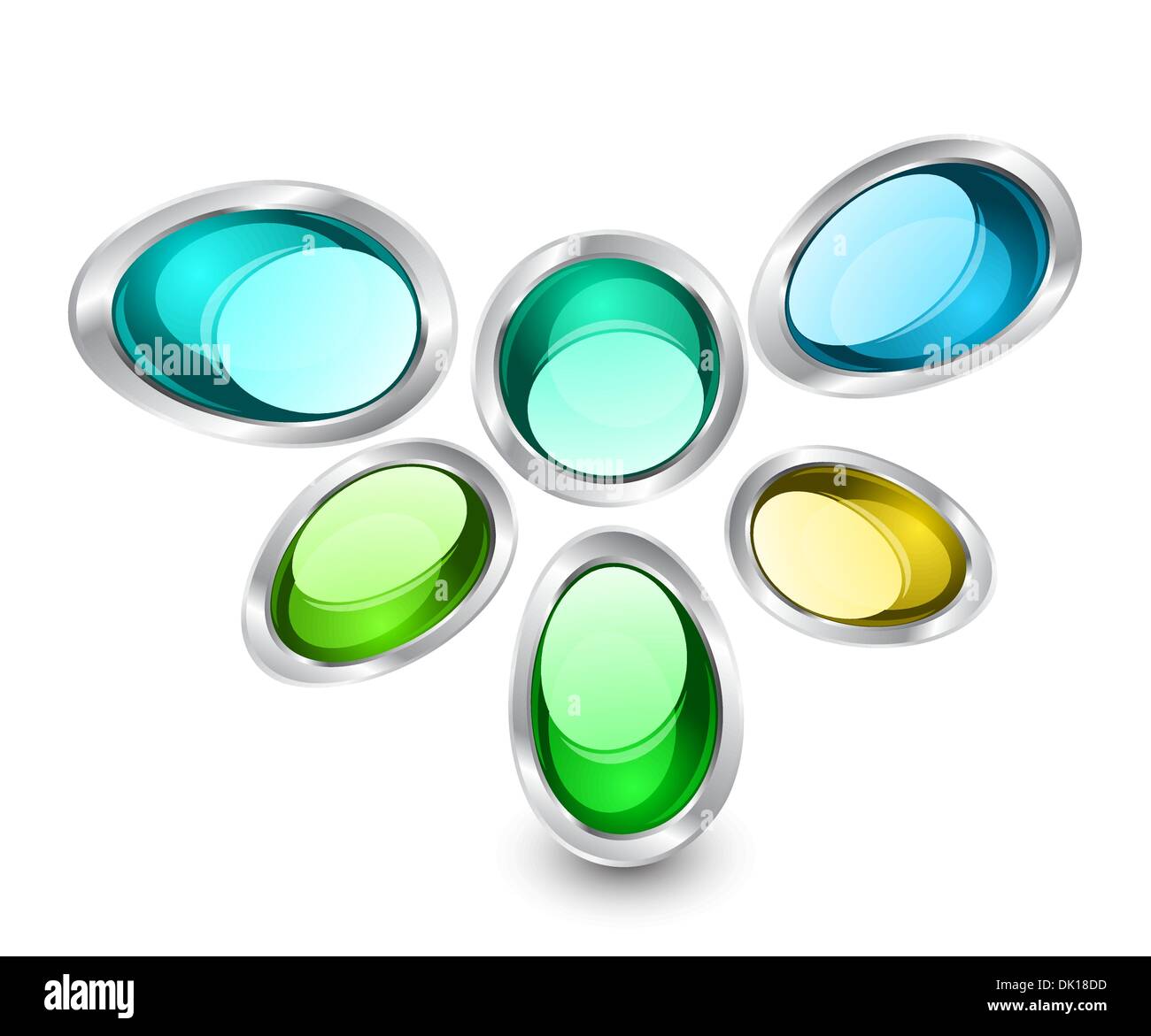 Vector smooth glass shapes design Stock Vector Image & Art - Alamy
