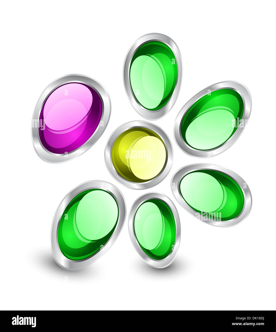 Vector smooth glass shapes design Stock Vector Image & Art - Alamy