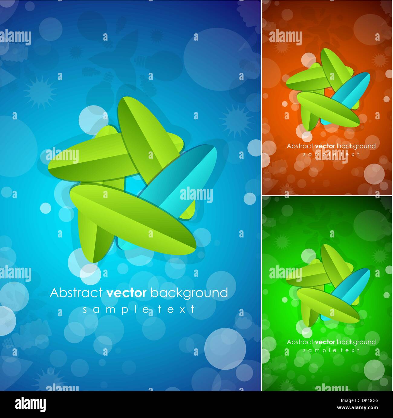 Abstract green nature eco concept Stock Vector Image & Art - Alamy