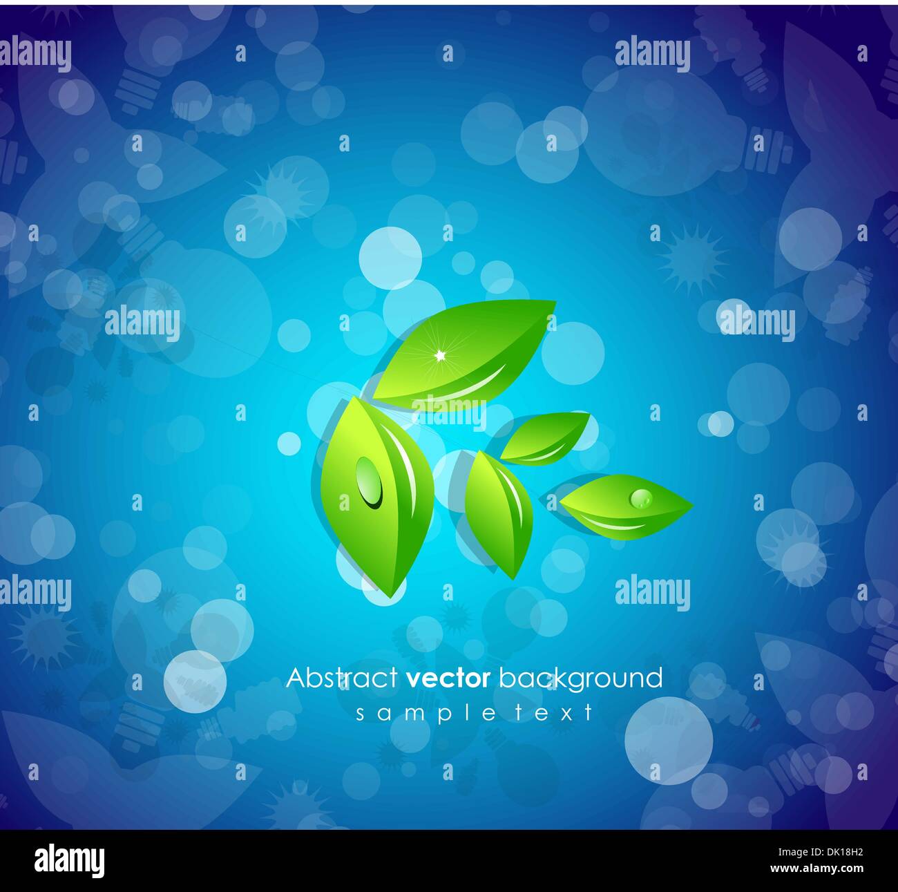Abstract green nature eco concept Stock Vector Image & Art - Alamy