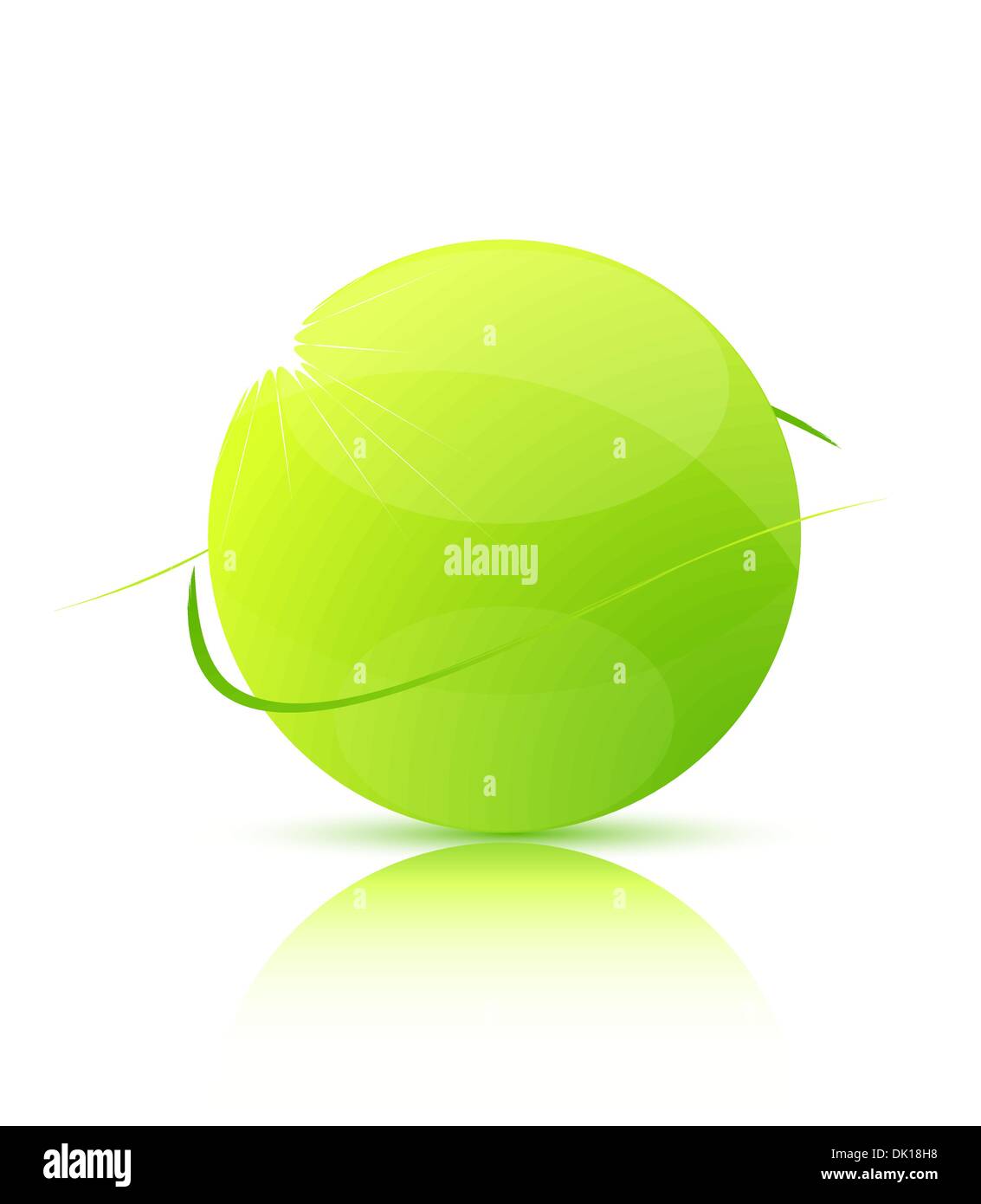 Abstract green nature eco concept Stock Vector Image & Art - Alamy