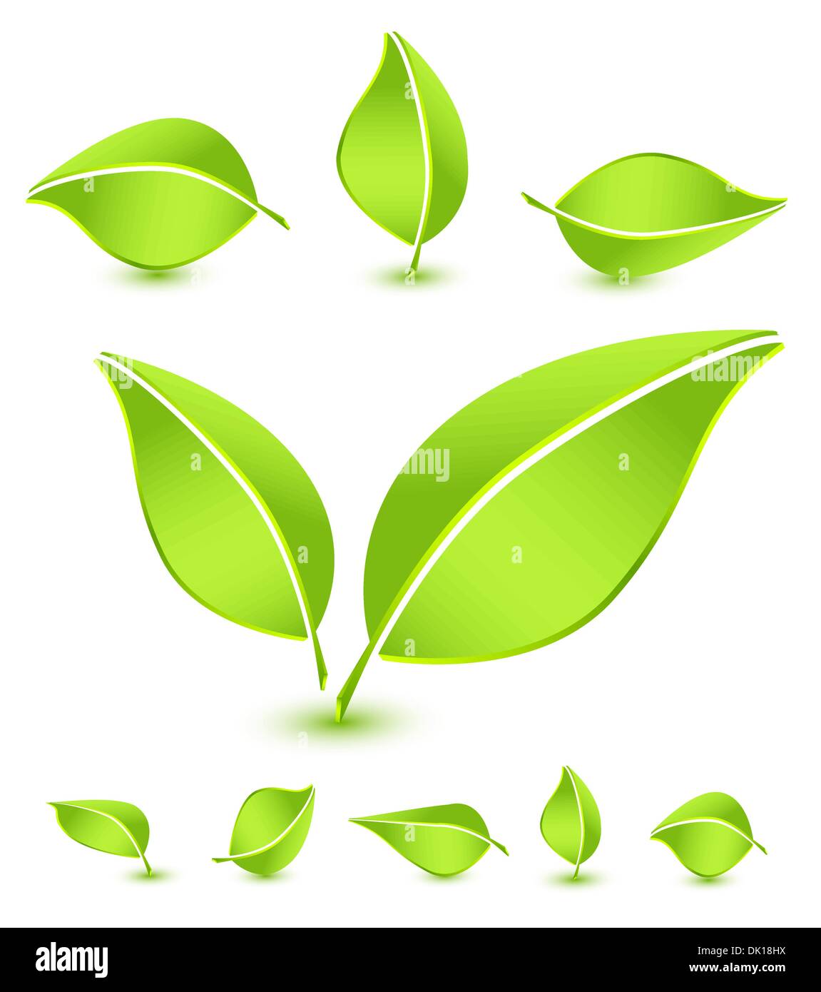Abstract green nature eco concept Stock Vector Image & Art - Alamy
