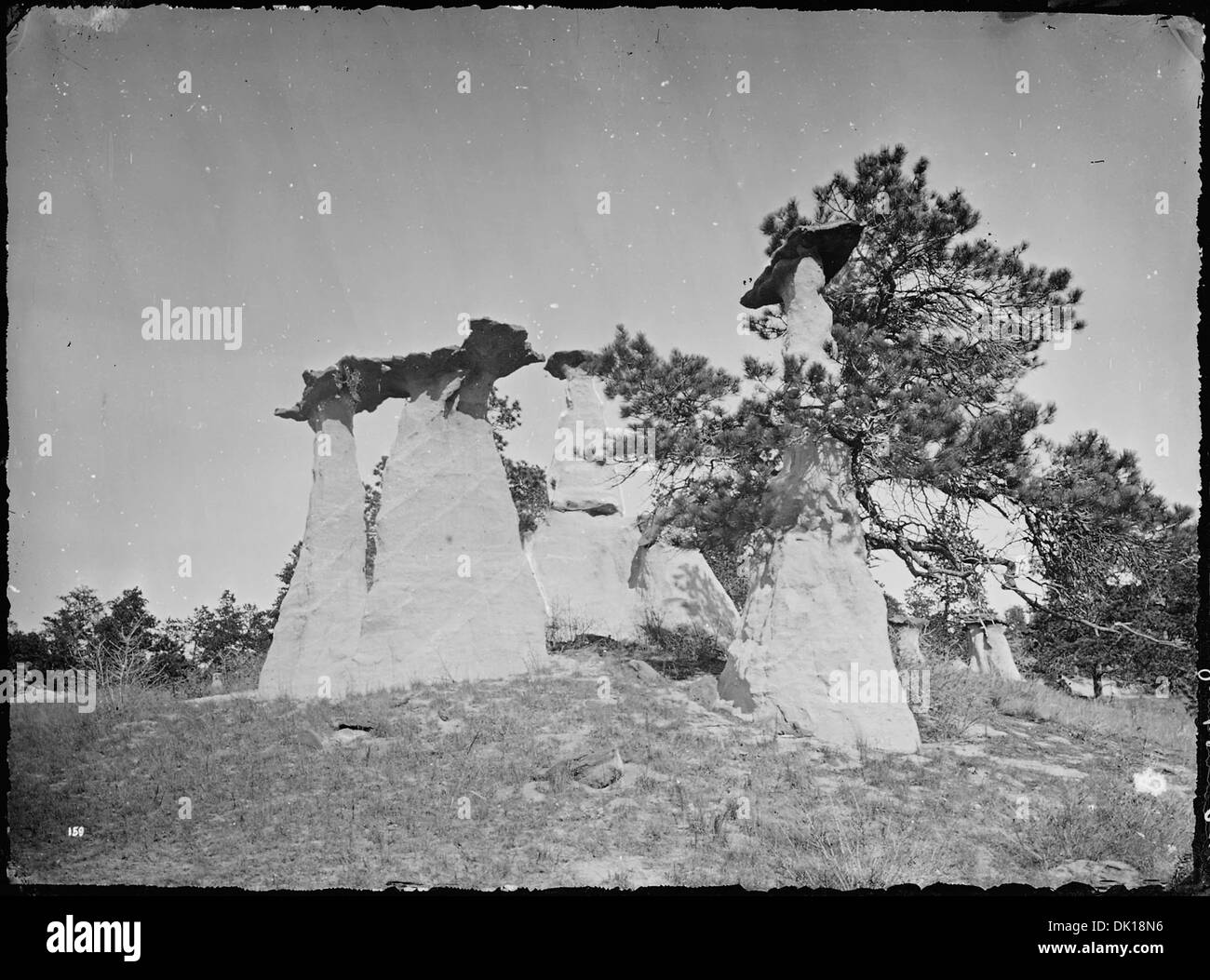 This image depicts Monument Park, located north of Colorado Springs in ...