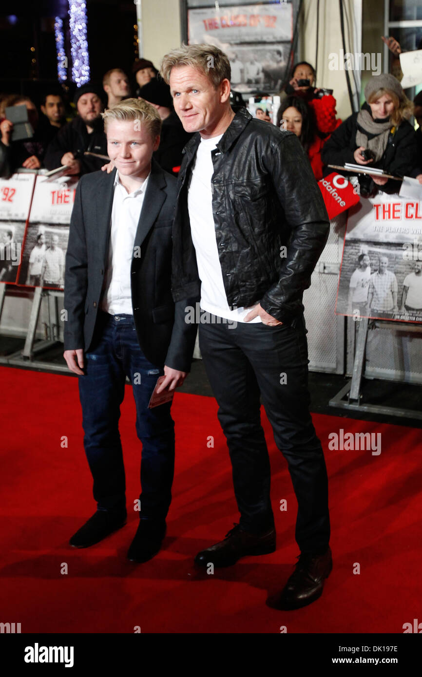 Jack Ramsey and Gordon Ramsey attend the world premiere of 'The Class ...