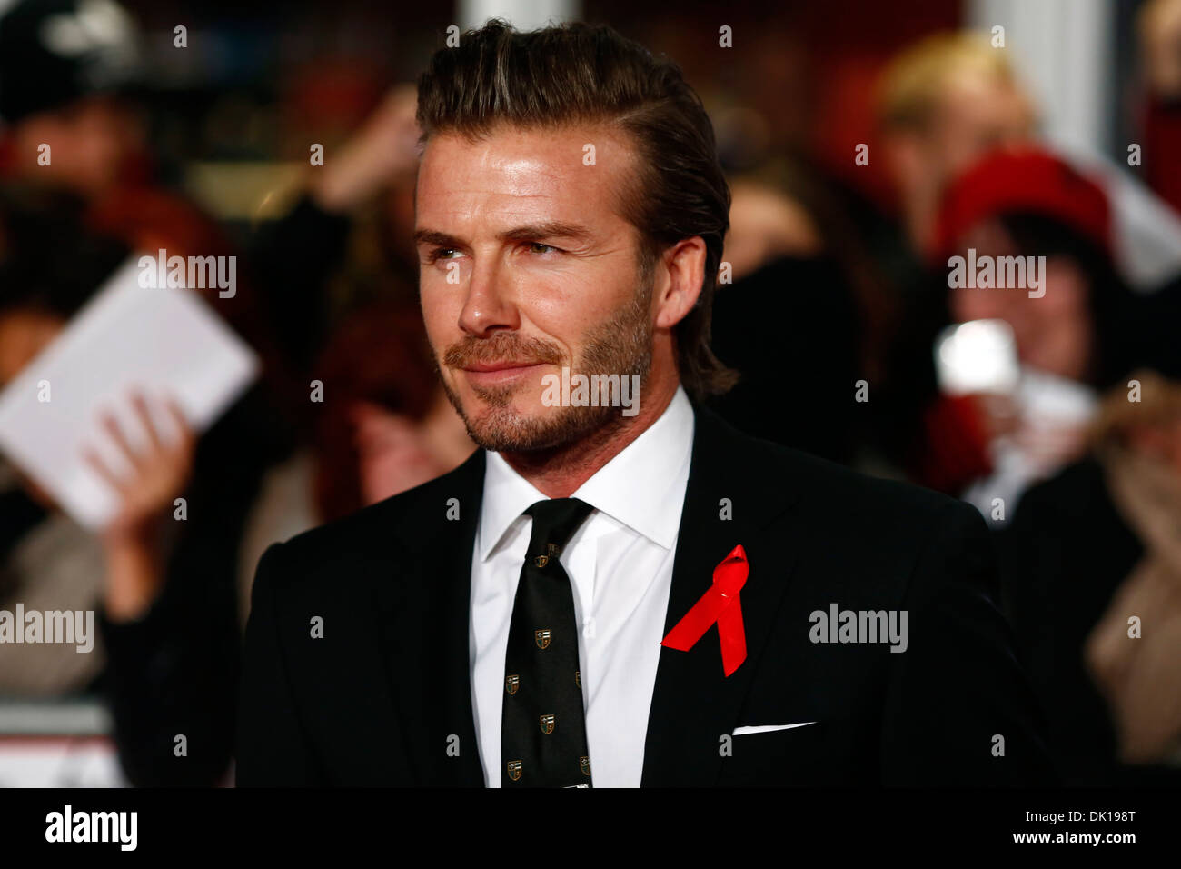 Former Manchester United player and England captain David Beckham ...