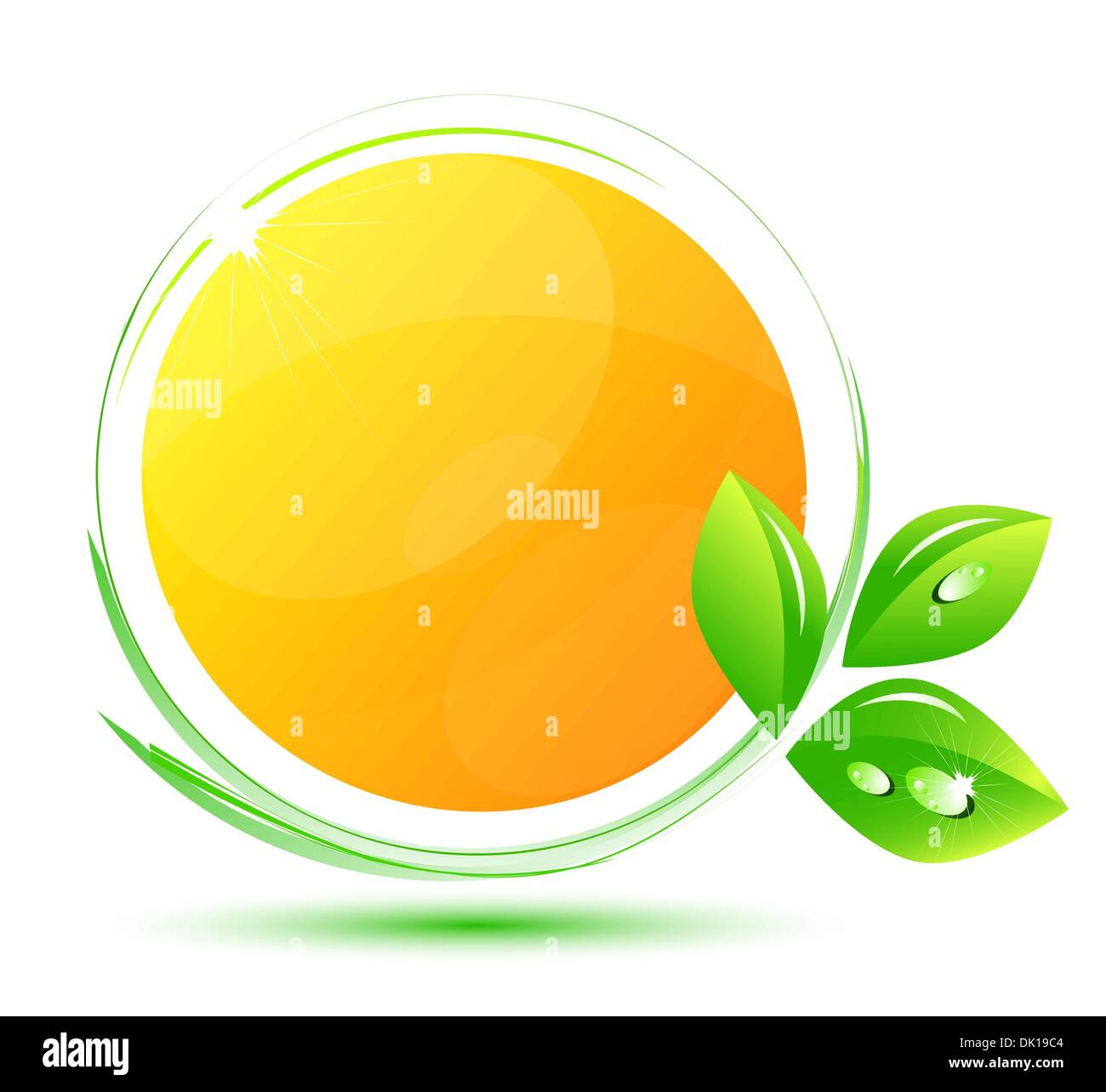 Abstract green nature eco concept Stock Vector Image & Art - Alamy