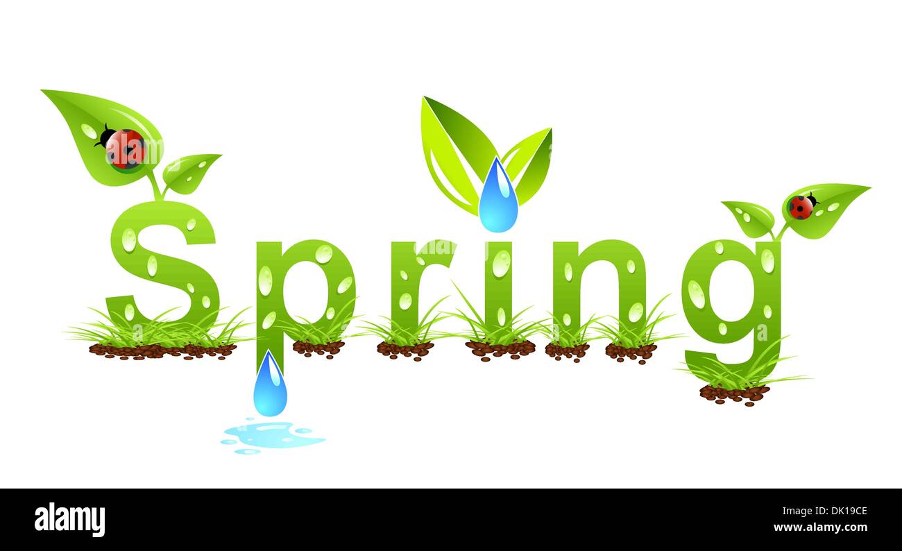 Vector natural word design concept Stock Vector Image & Art - Alamy