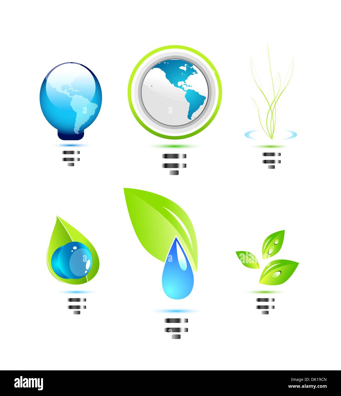 Nature and electricity concept Stock Vector Image & Art - Alamy