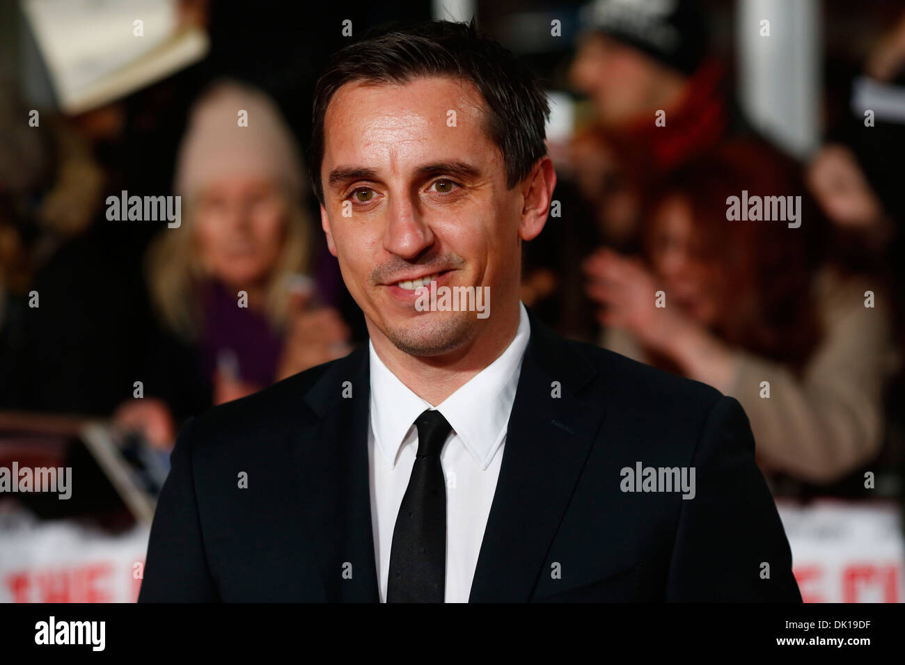 Former Manchester United and England footballer Gary Neville arrives ...
