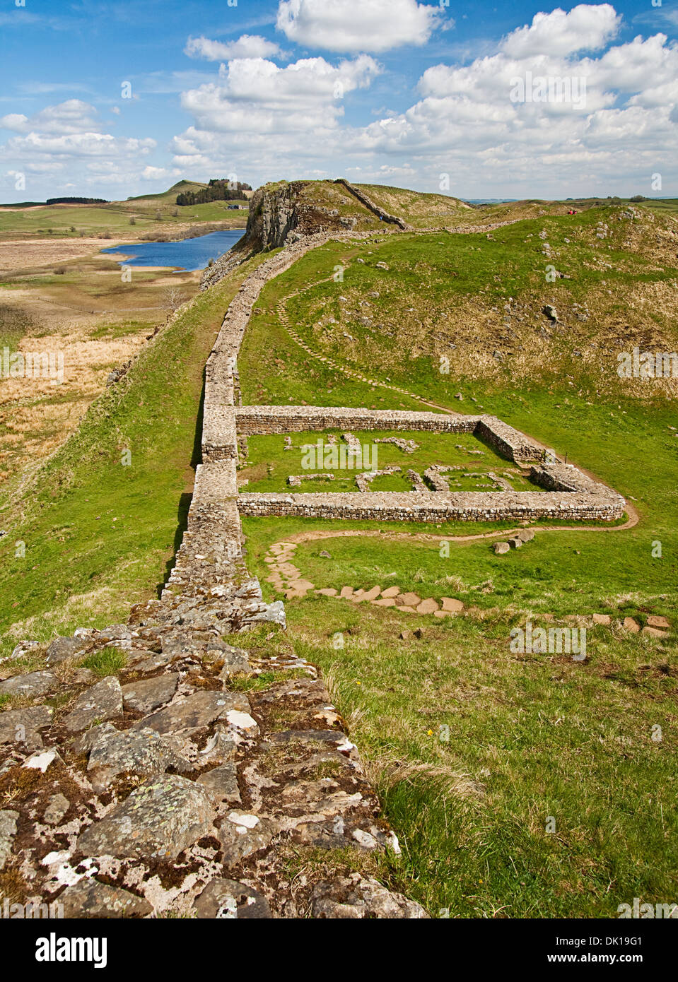 Scottish border border wall fort castle roman empire imperial england ...