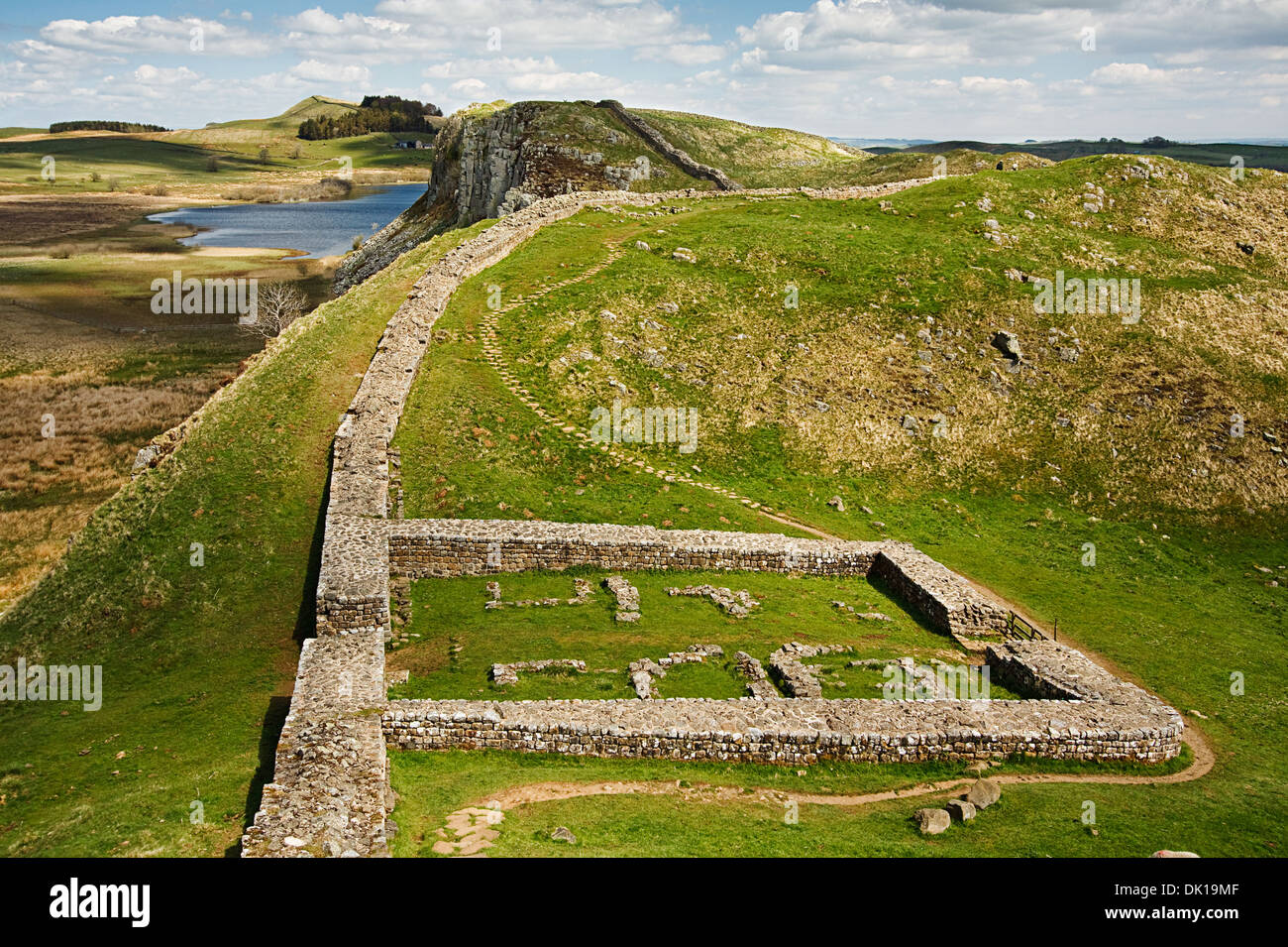 Scottish border border wall fort castle roman empire imperial england ...