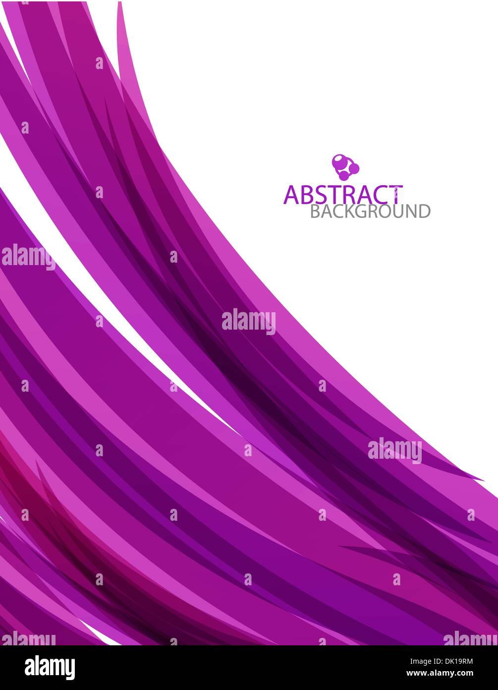 Abstract purple wave background design on white Stock Vector Image ...
