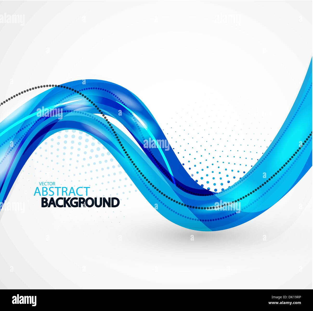 vector blue abstract business wave Stock Vector Image & Art - Alamy
