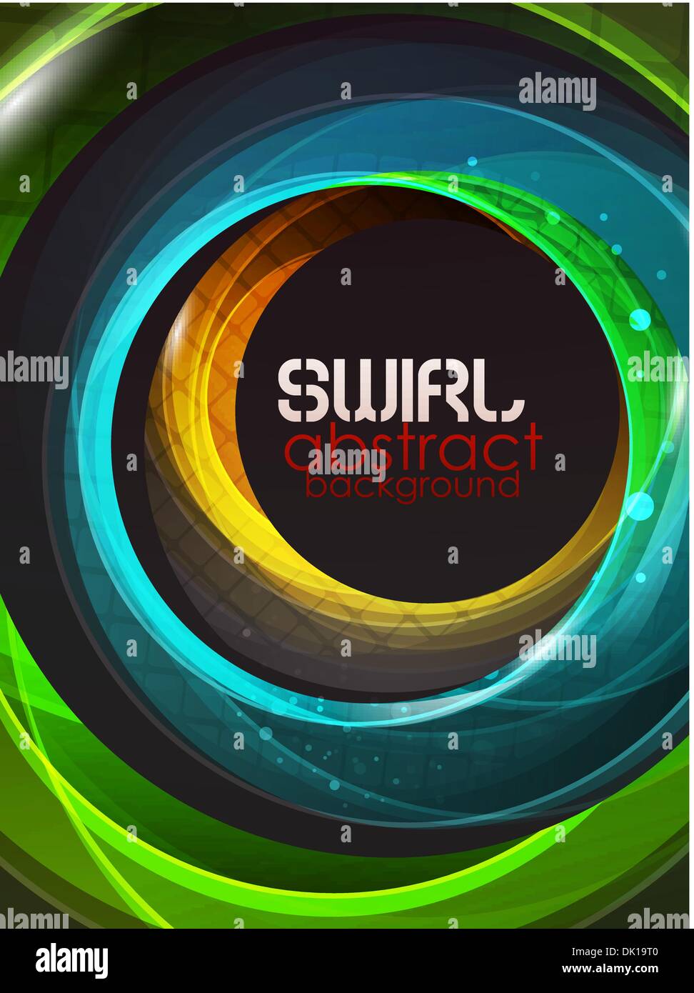 Abstract swirl motion background for your design. Made of glass round ...