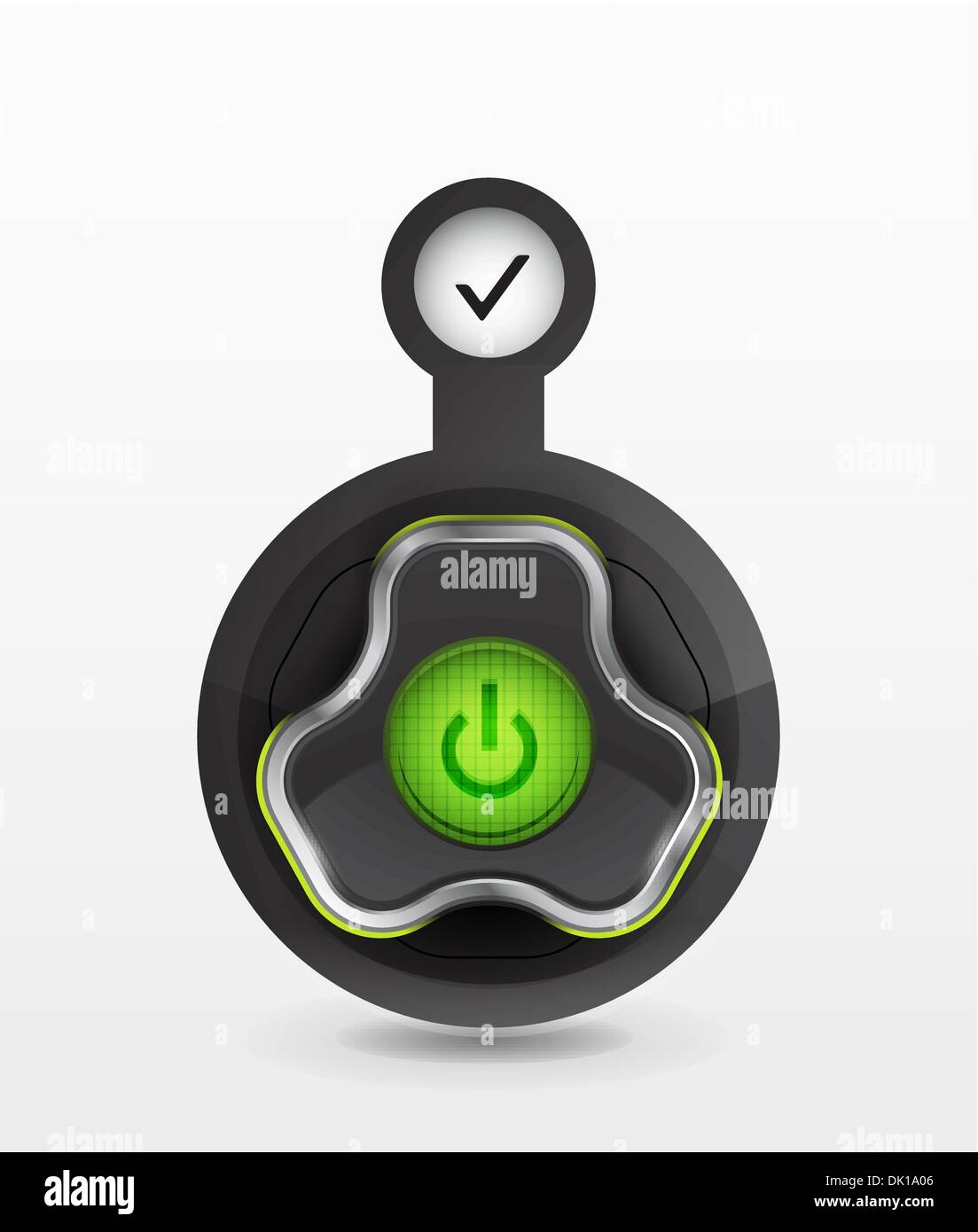 Technology button. Futuristic abstract design Stock Vector Image & Art ...