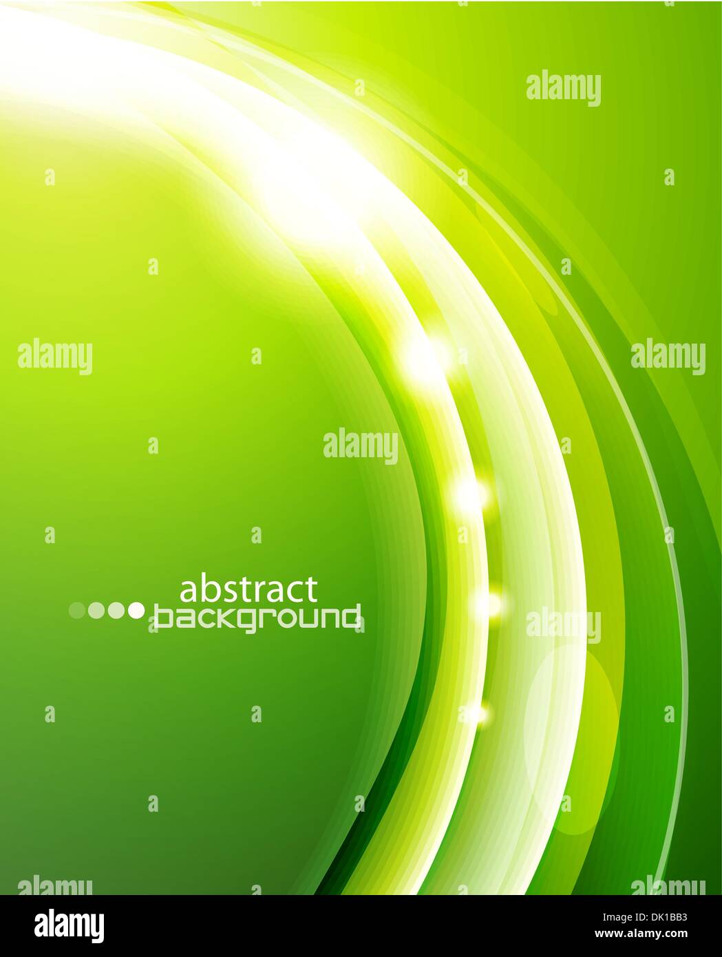 Creative green wave vector background Stock Vector Image & Art - Alamy