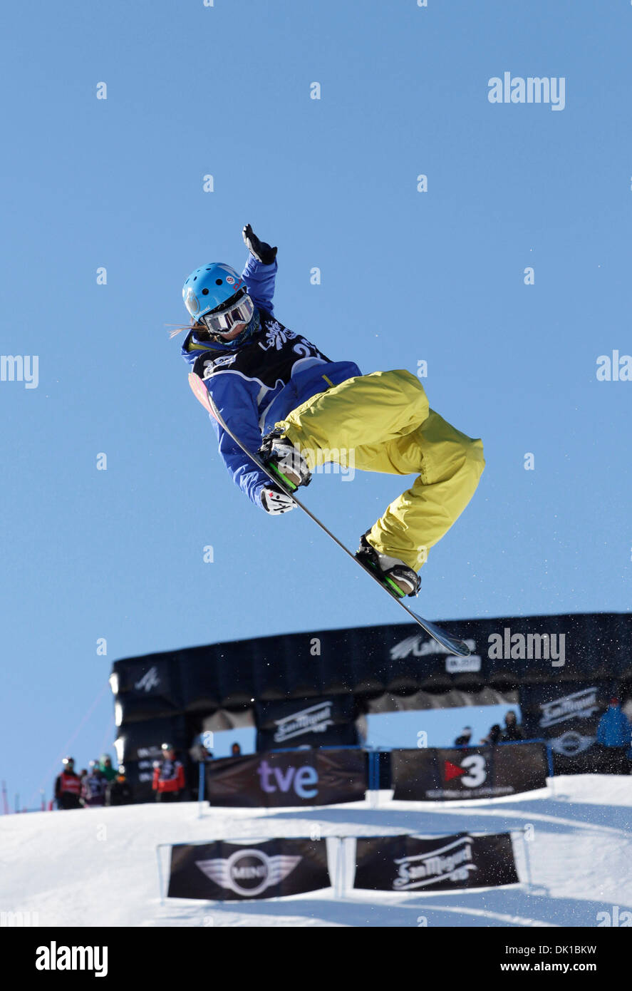 Jan 20, 2011 - La Molina, Spain - SARAH CONRAD of Canada competing in ...
