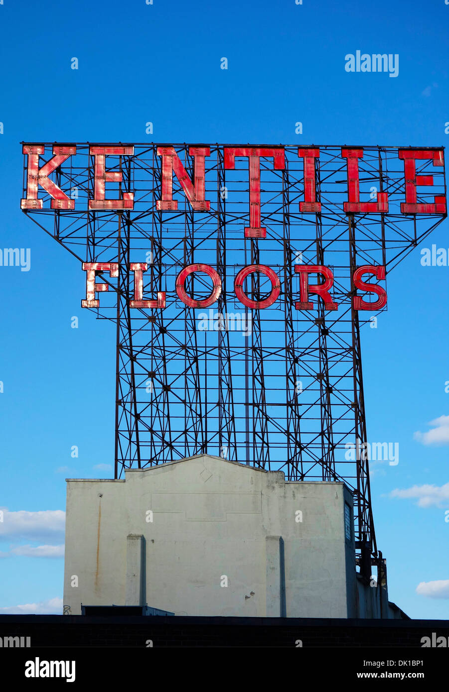 Kentile floors sign Stock Photo - Alamy