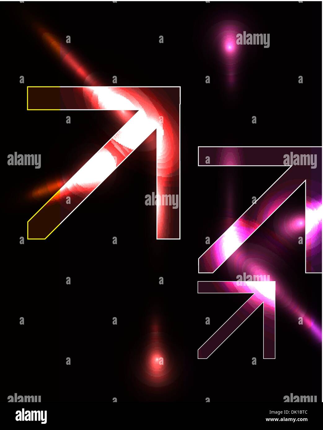 Colorful colored illuminated concept Stock Vector Images - Alamy