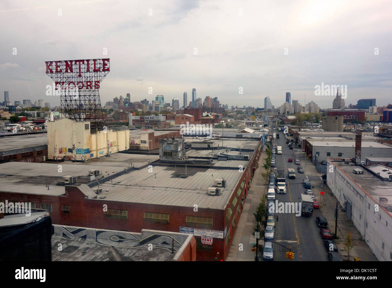 Kentile floors sign Stock Photo - Alamy