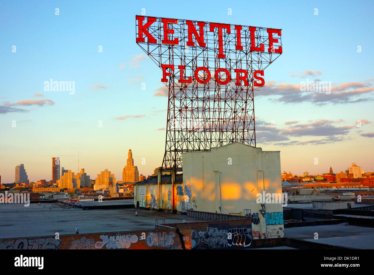 Kentile floors sign Stock Photo - Alamy