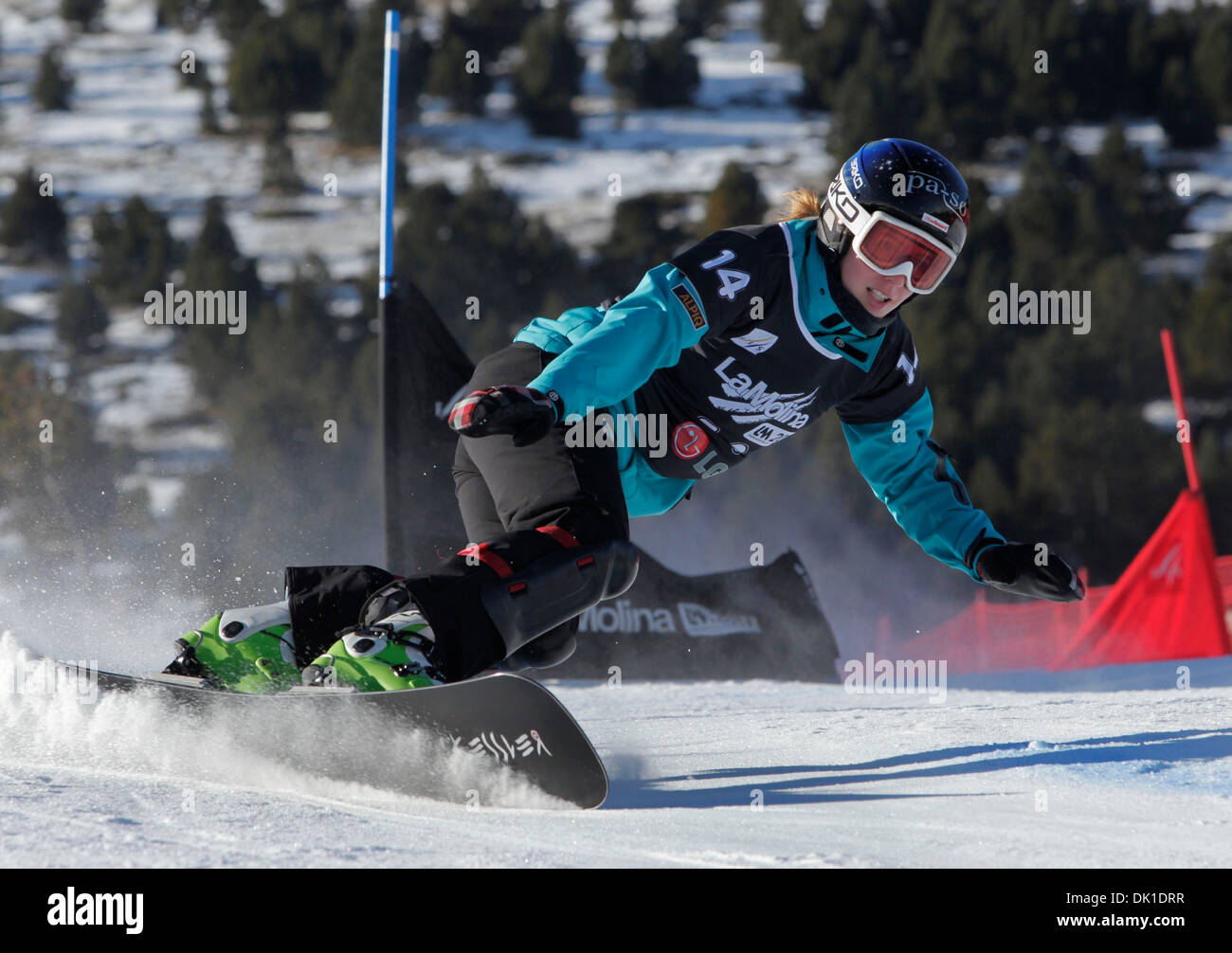 Jan. 22, 2011 - La Molina, Spain - PATRIZIA KUMMER of Switzerland ...