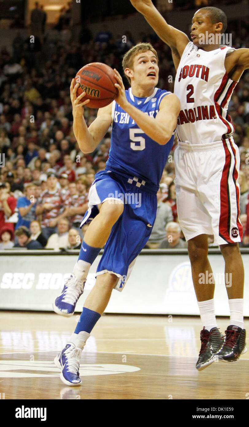 Jan. 22, 2011 - Columbia, South Carolina, US - Kentucky's Jarrod Polson ...