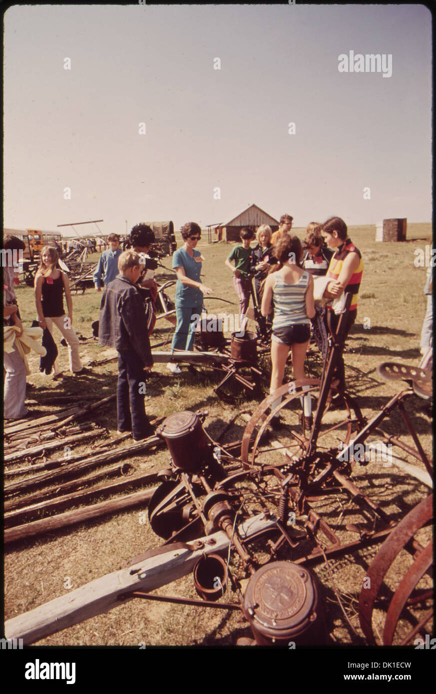 At the Plains Conservation Center, students engage in learning about ...