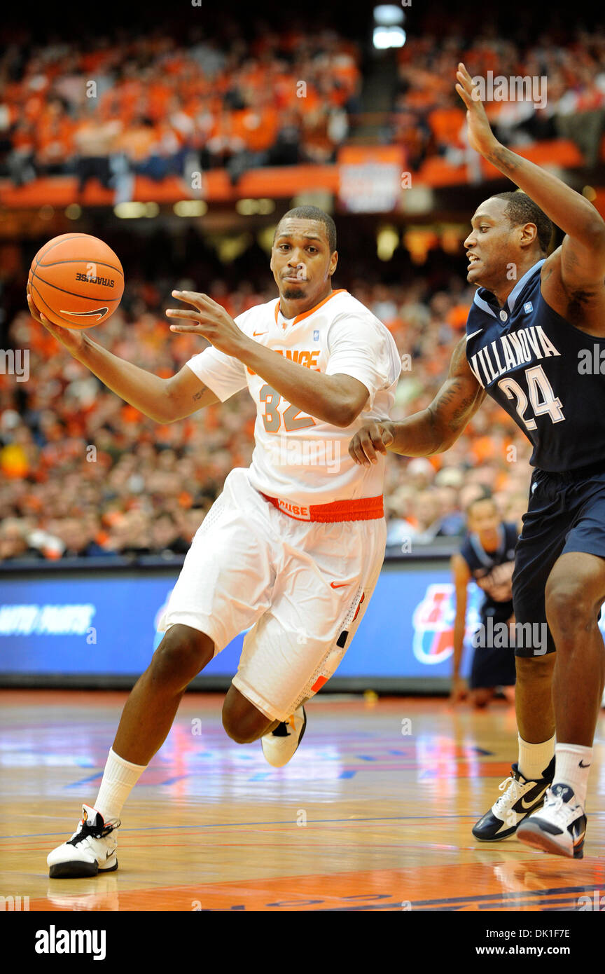 January 22, 2011: Syracuse forward Kris Joseph (#32) in action while ...