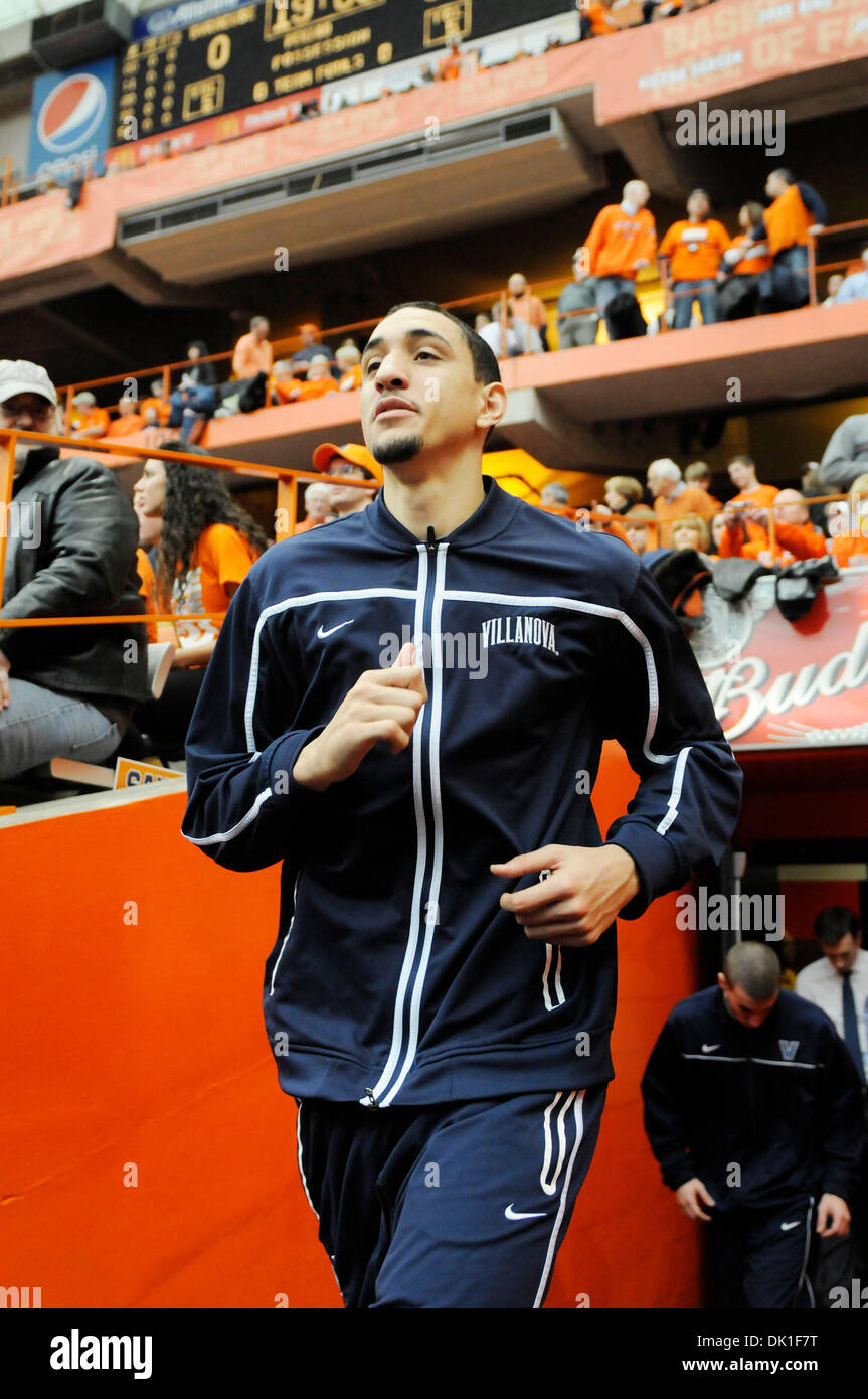 January 22, 2011: Villanova forward/center Maurice Sutton steps onto ...