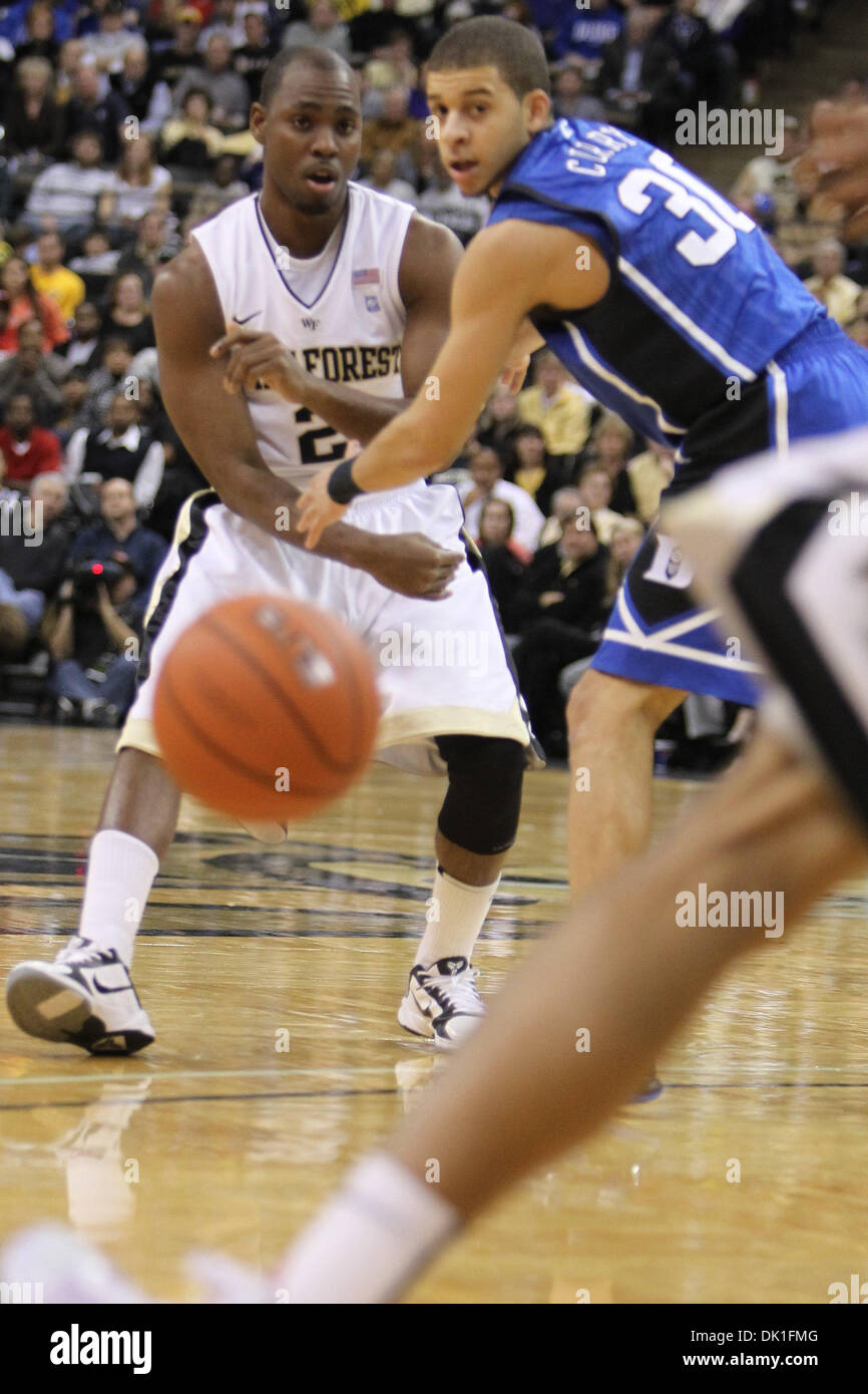 Jan. 22, 2011 - Winston-Salem, North Carolina, U.S - Duke Blue Devils ...