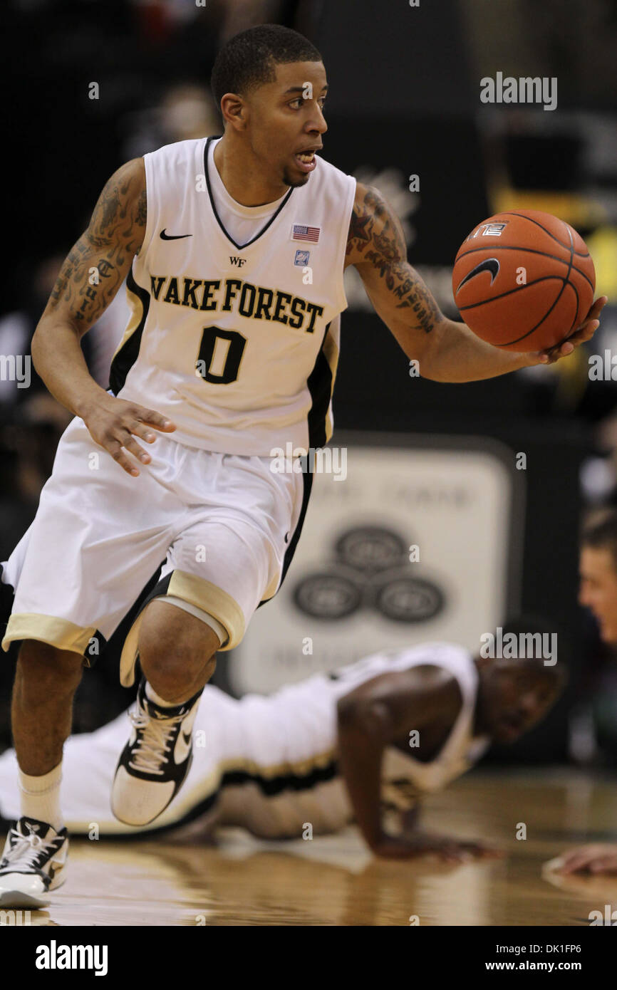 Jan. 22, 2011 - Winston-Salem, North Carolina, U.S - Wake Forest Demon ...