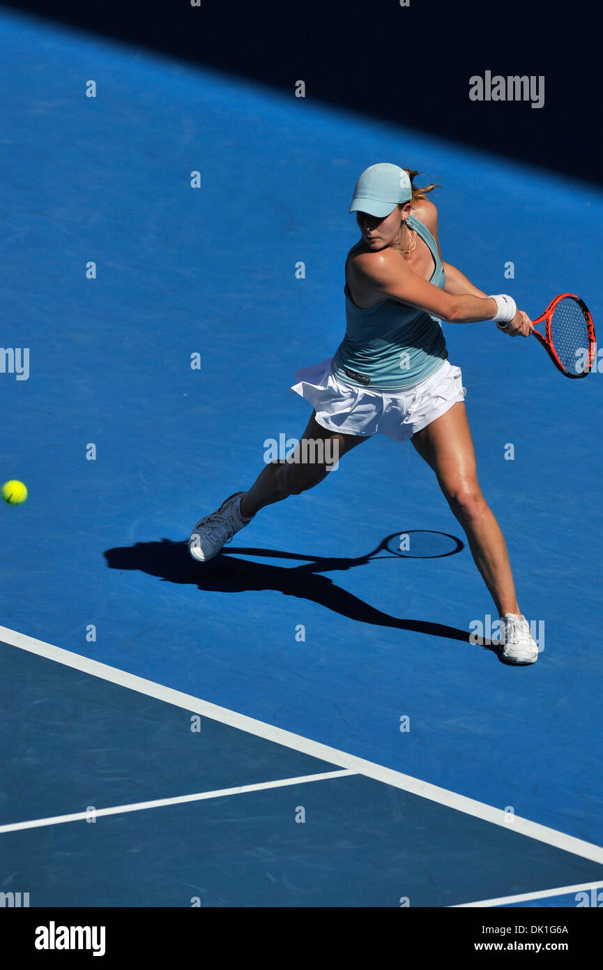 Jan. 22, 2011 - Melbourne, Victoria, Australia - Alize Cornet (FRA) in ...