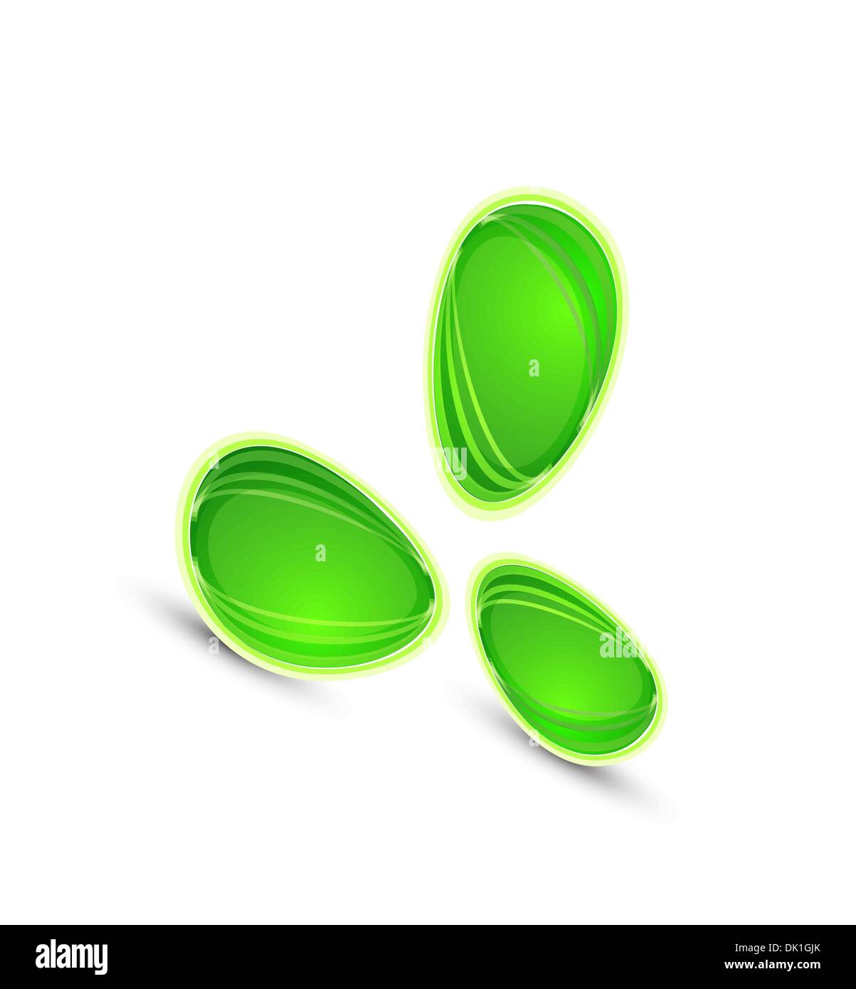 Vector smooth glass shapes design Stock Vector Image & Art - Alamy