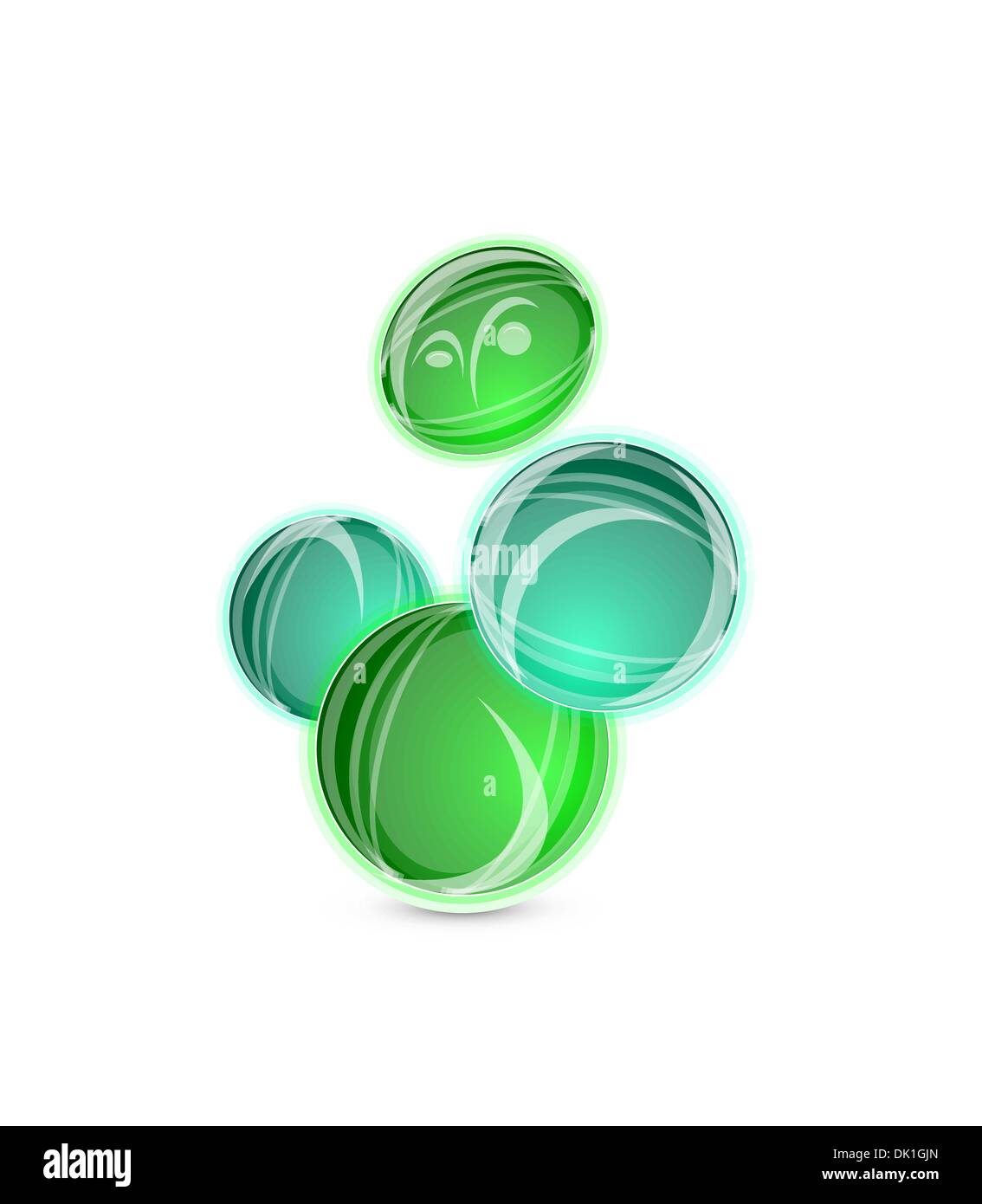 Vector smooth glass shapes design Stock Vector Image & Art - Alamy