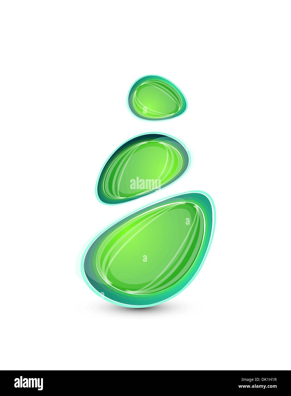 Vector smooth glass shapes design Stock Vector Image & Art - Alamy