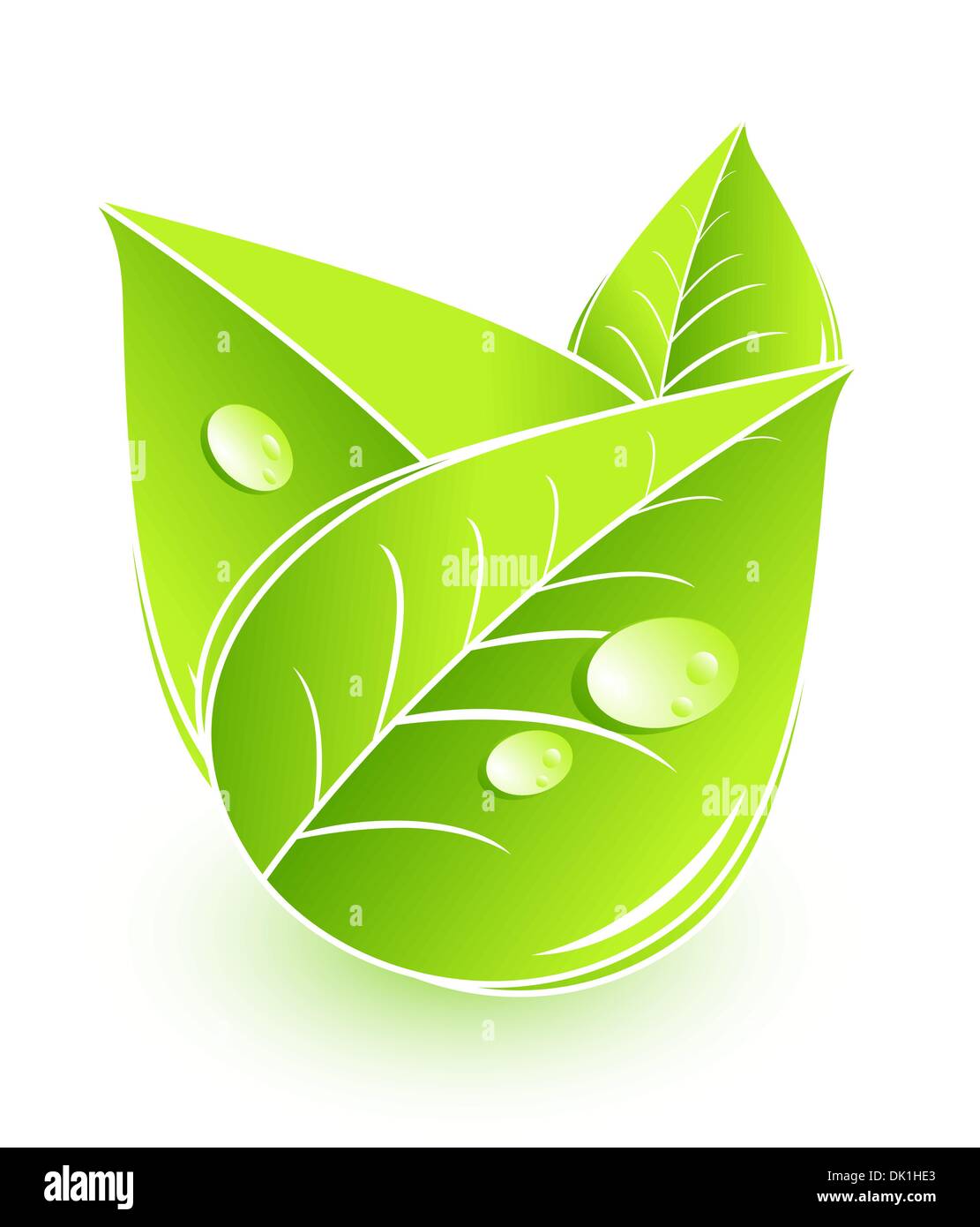 Abstract green nature eco concept Stock Vector Image & Art - Alamy