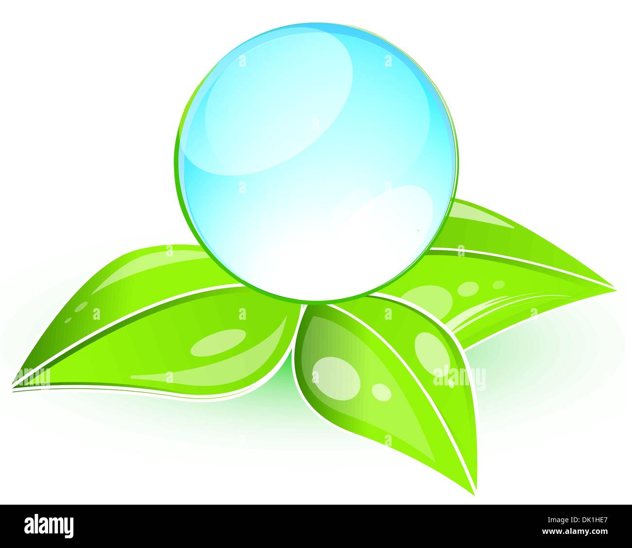 Abstract green nature eco concept Stock Vector Image & Art - Alamy