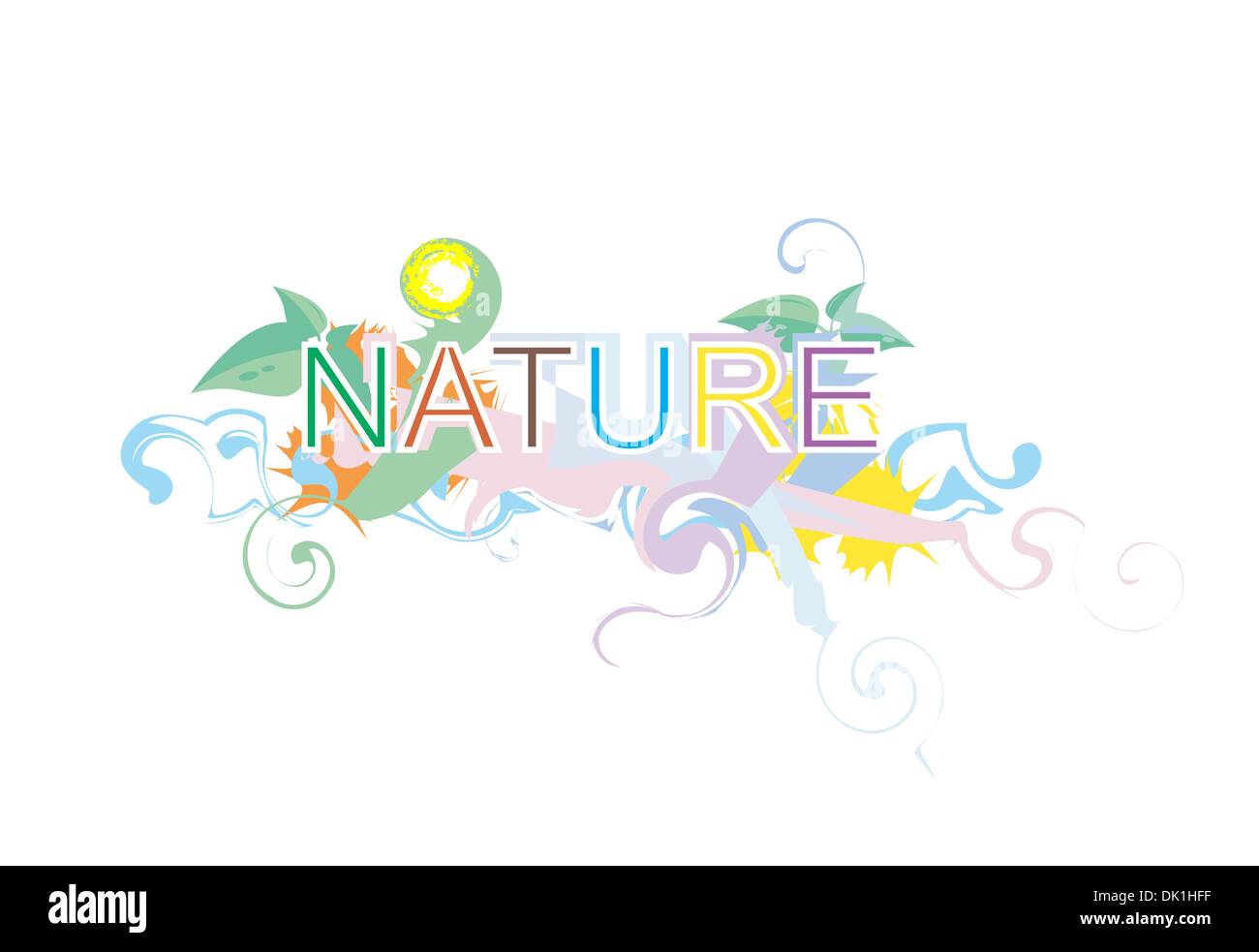 Vector abstract nature header design Stock Vector Image & Art - Alamy