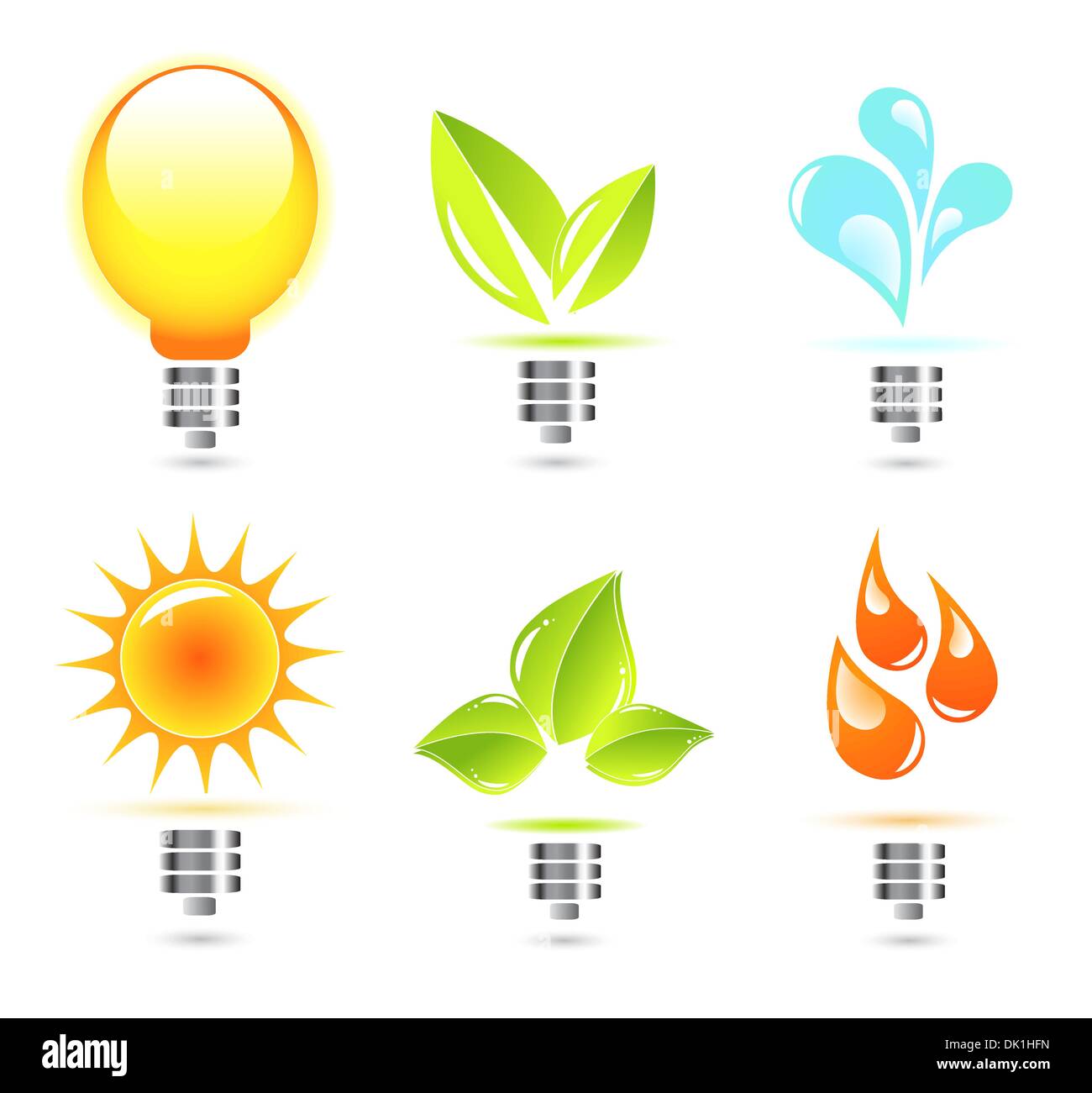 Abstract green nature eco concept Stock Vector Image & Art - Alamy