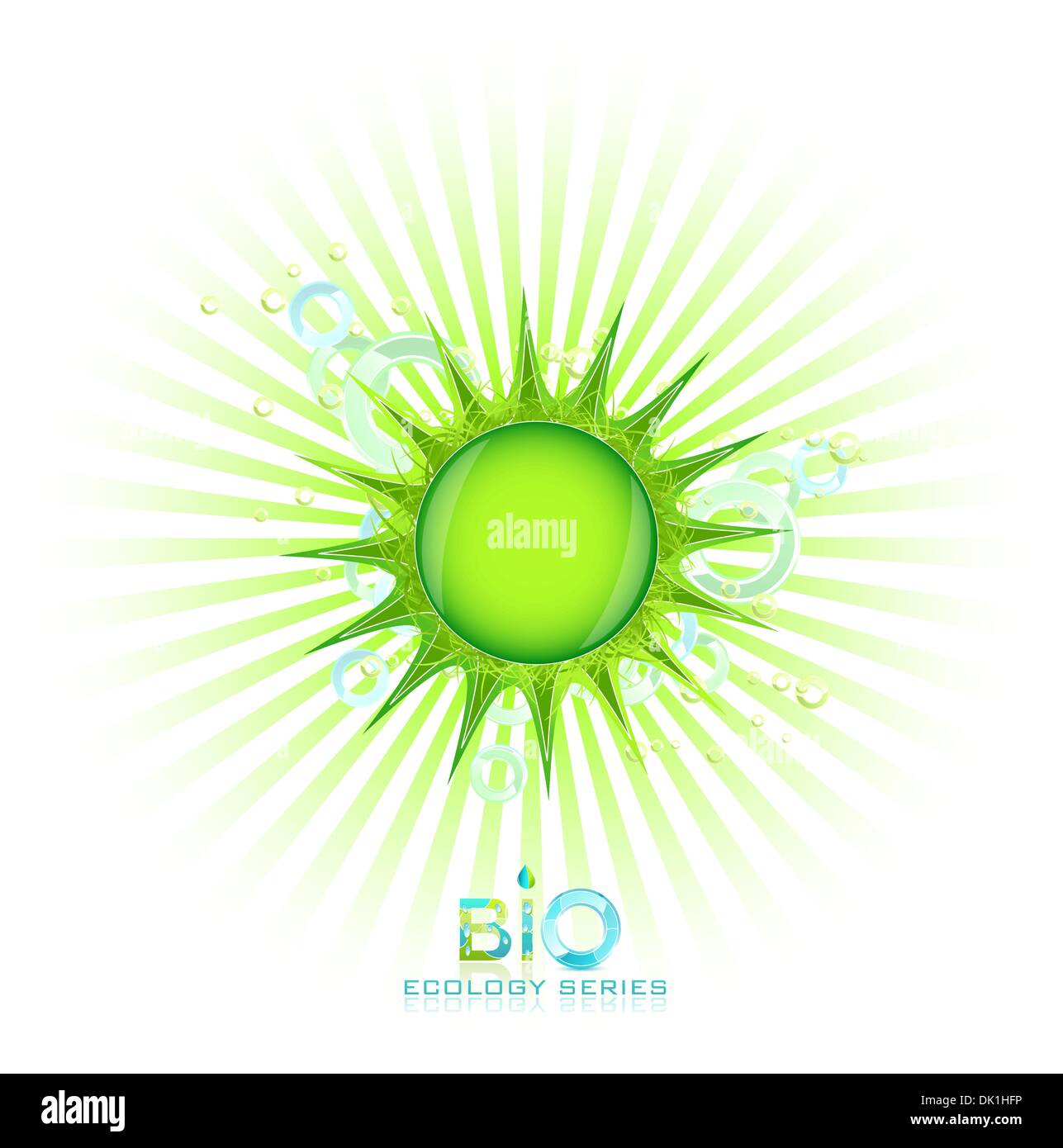 Abstract green nature eco concept Stock Vector Image & Art - Alamy