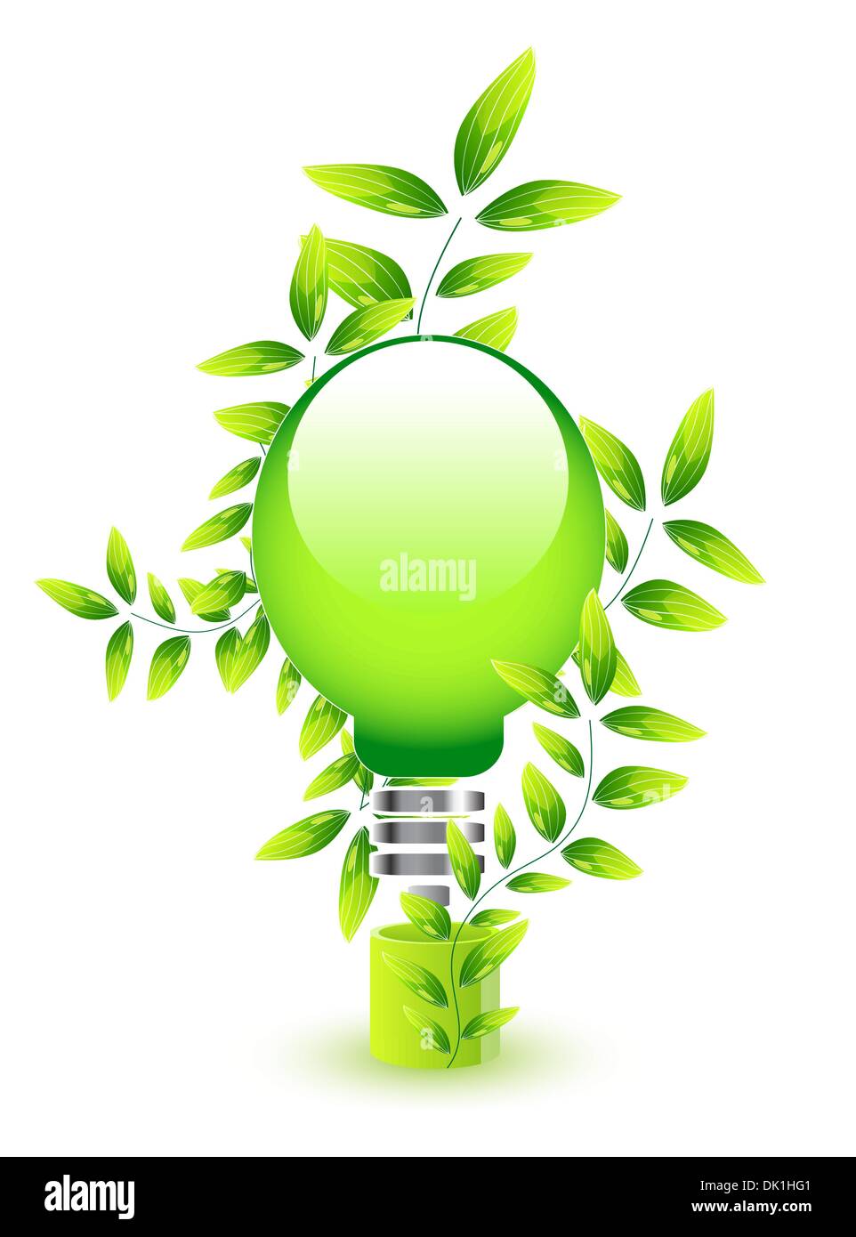 Abstract green nature eco concept Stock Vector Image & Art - Alamy
