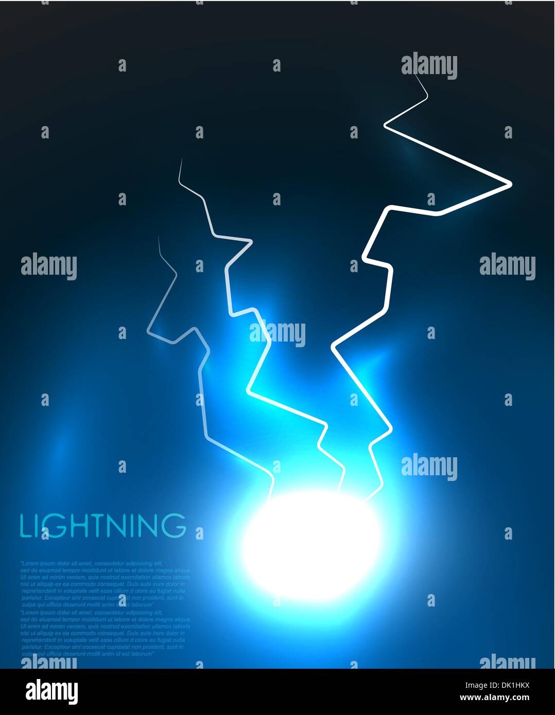 Lightning bolt energy background. EPS10 Stock Vector Image & Art - Alamy