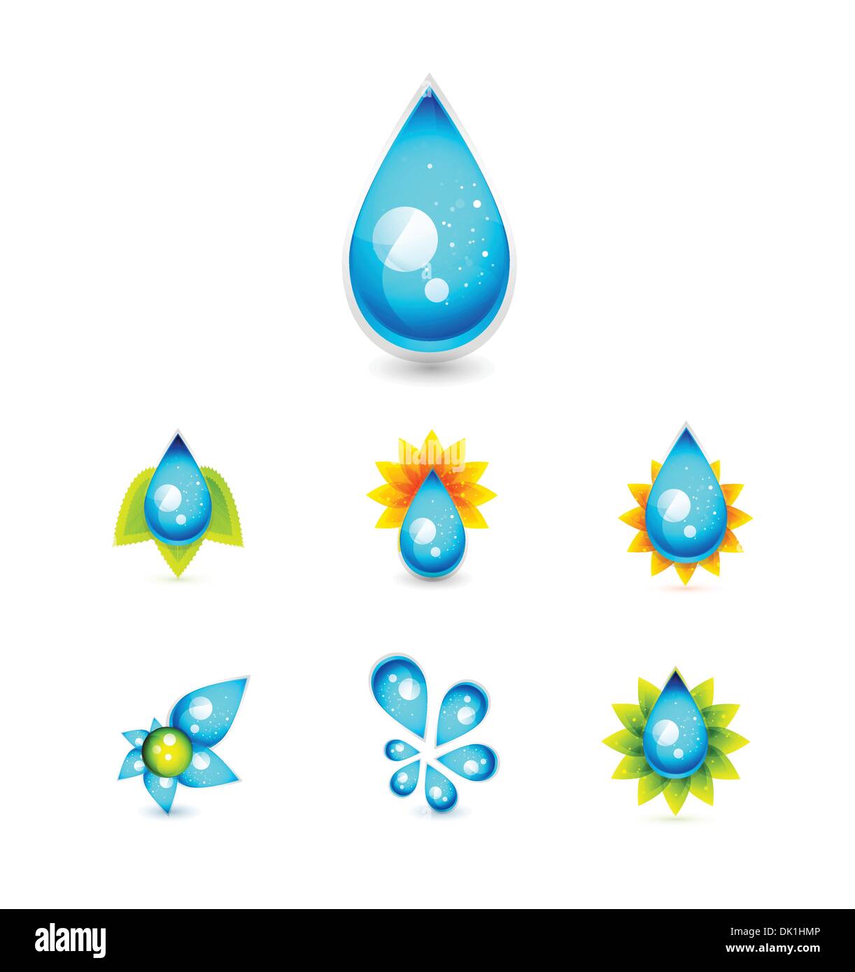 7 water droplet designs Stock Vector Image & Art - Alamy