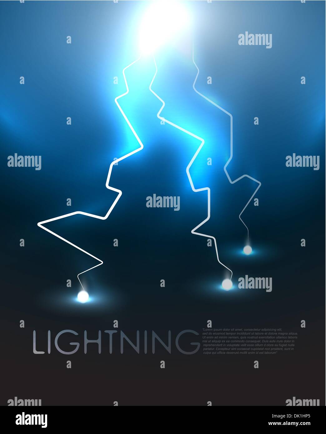 Lightning bolt vector abstract background Stock Vector Image & Art - Alamy