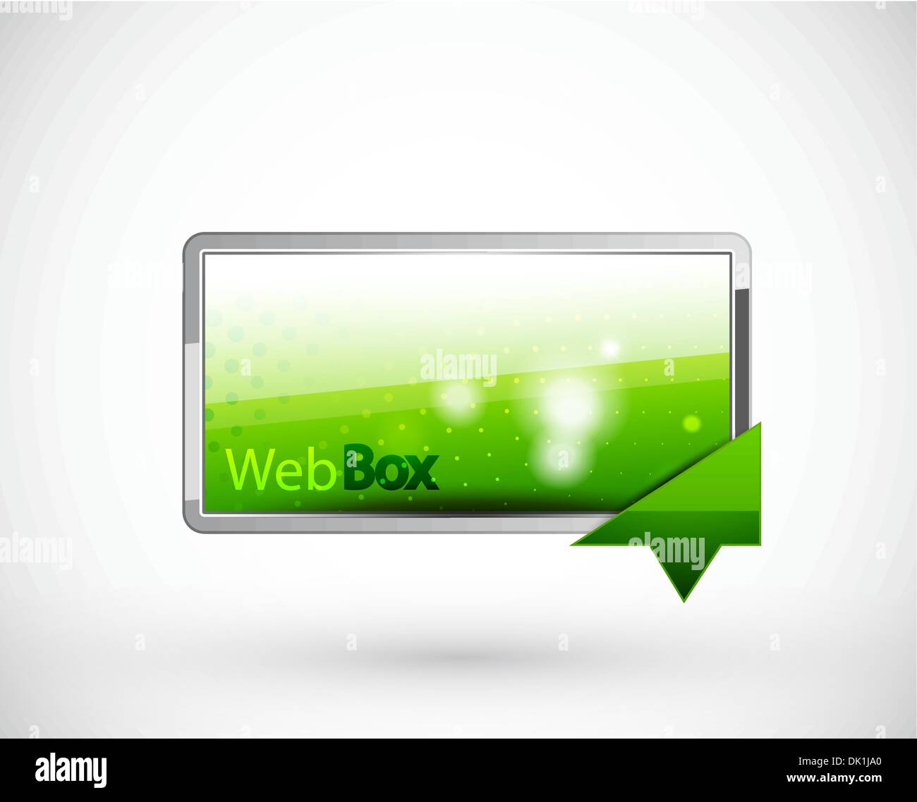 Vector glass and metal web boxes for your project Stock Vector Image ...